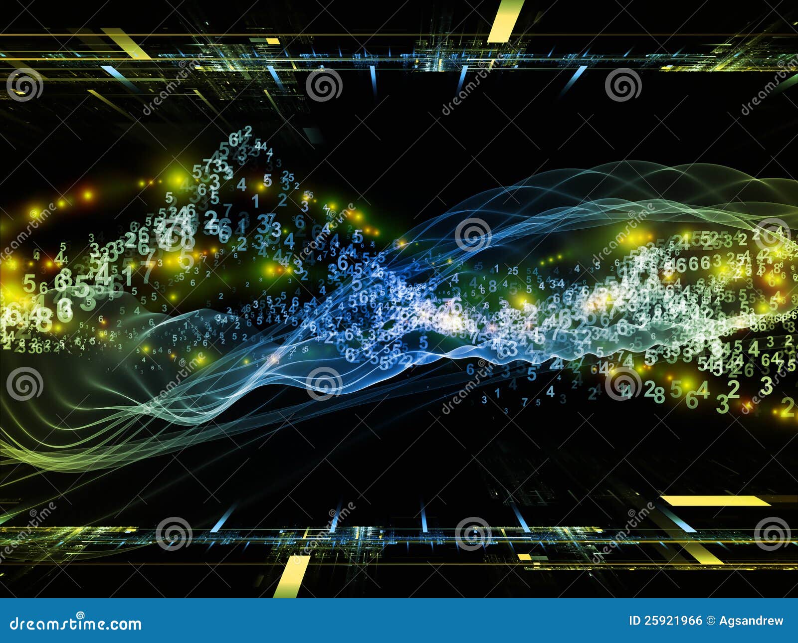 Sine Wave Computing stock illustration. Illustration of light - 25921966