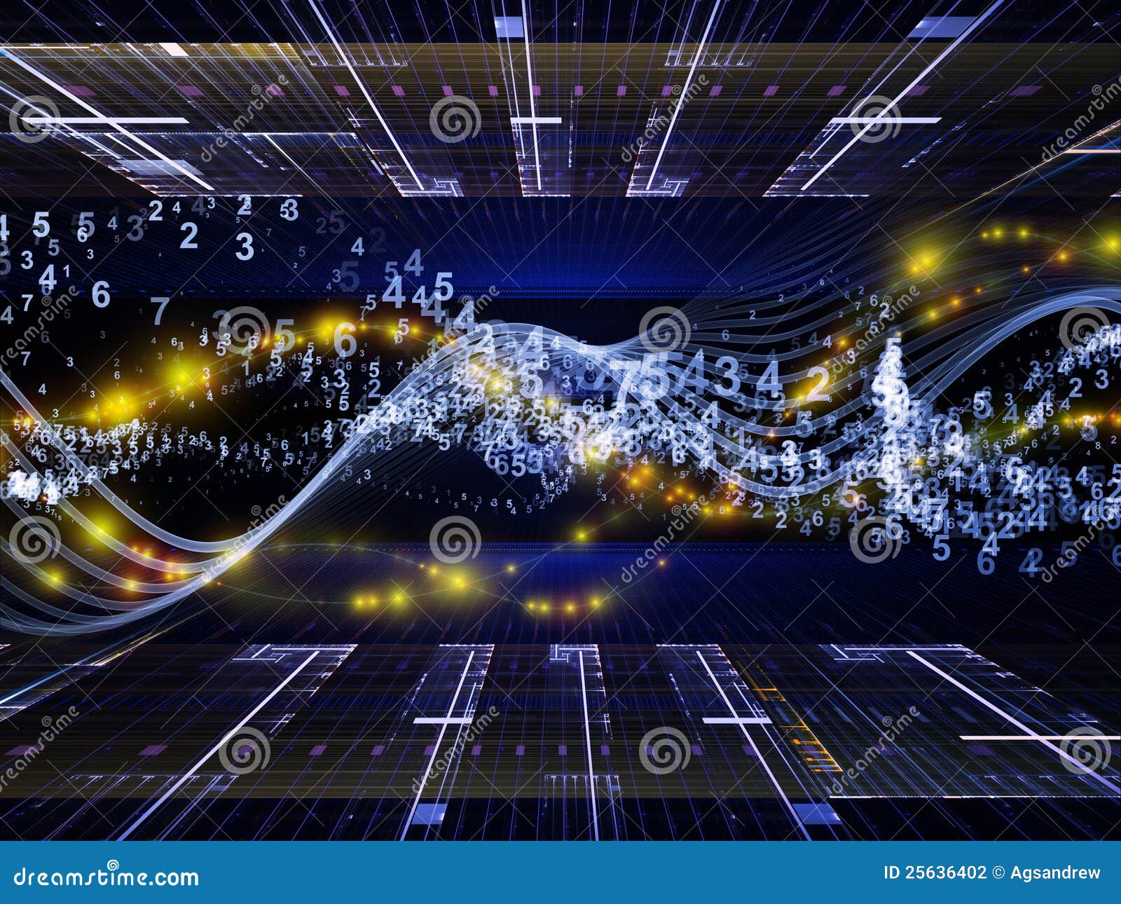 Sine Wave Metaphor stock illustration. Illustration of light - 25636402