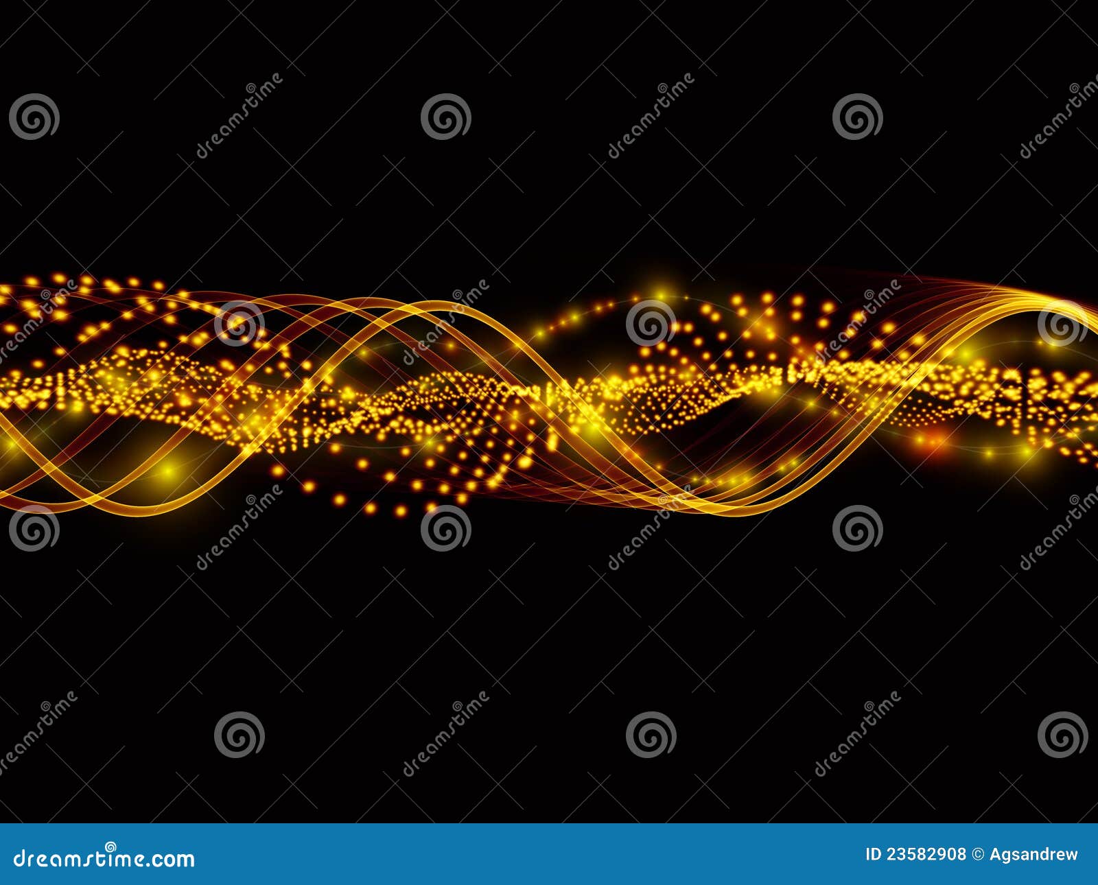 Sine waves of lights stock illustration. Illustration of sine - 23582908