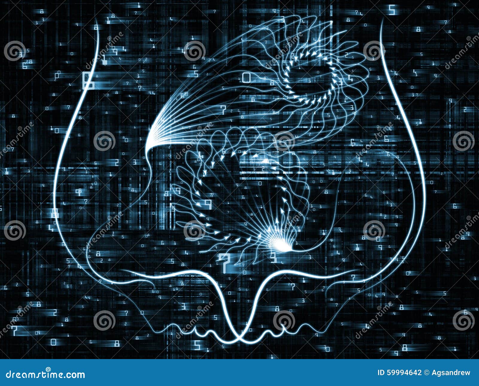 Sinergia humana ilustração stock. Ilustração de conhecimento - 59994642