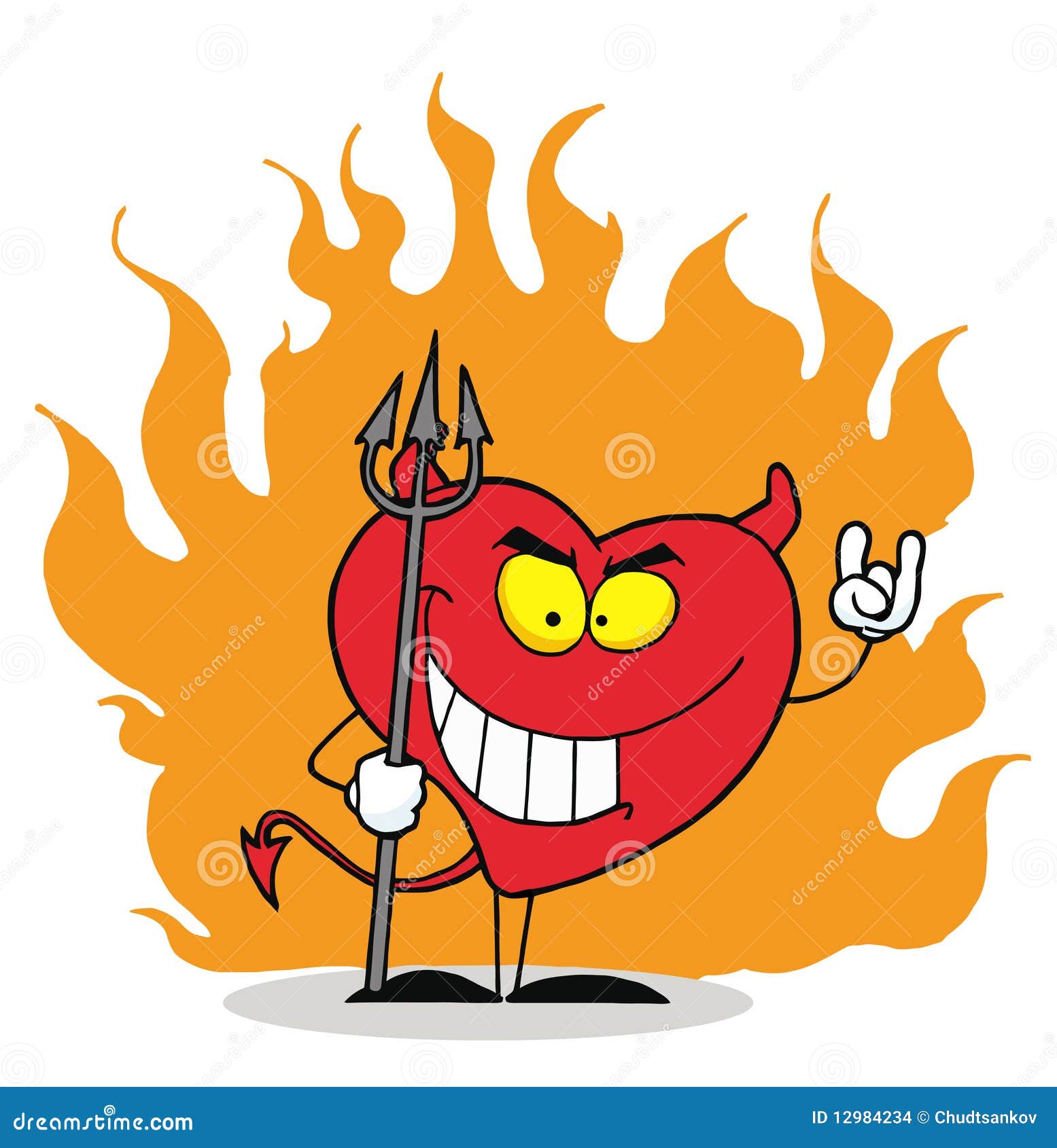 Sinful and Naughty Red Heart Stock Vector - Illustration of designs ...