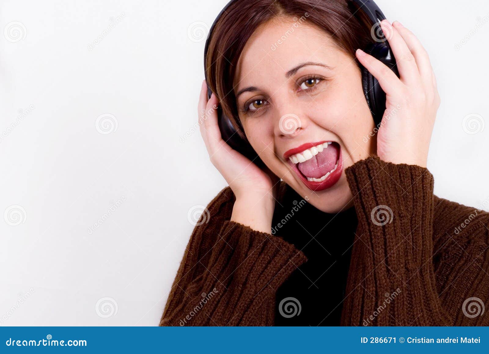 Sing along stock image. Image of gesture, feeling, expression - 286671