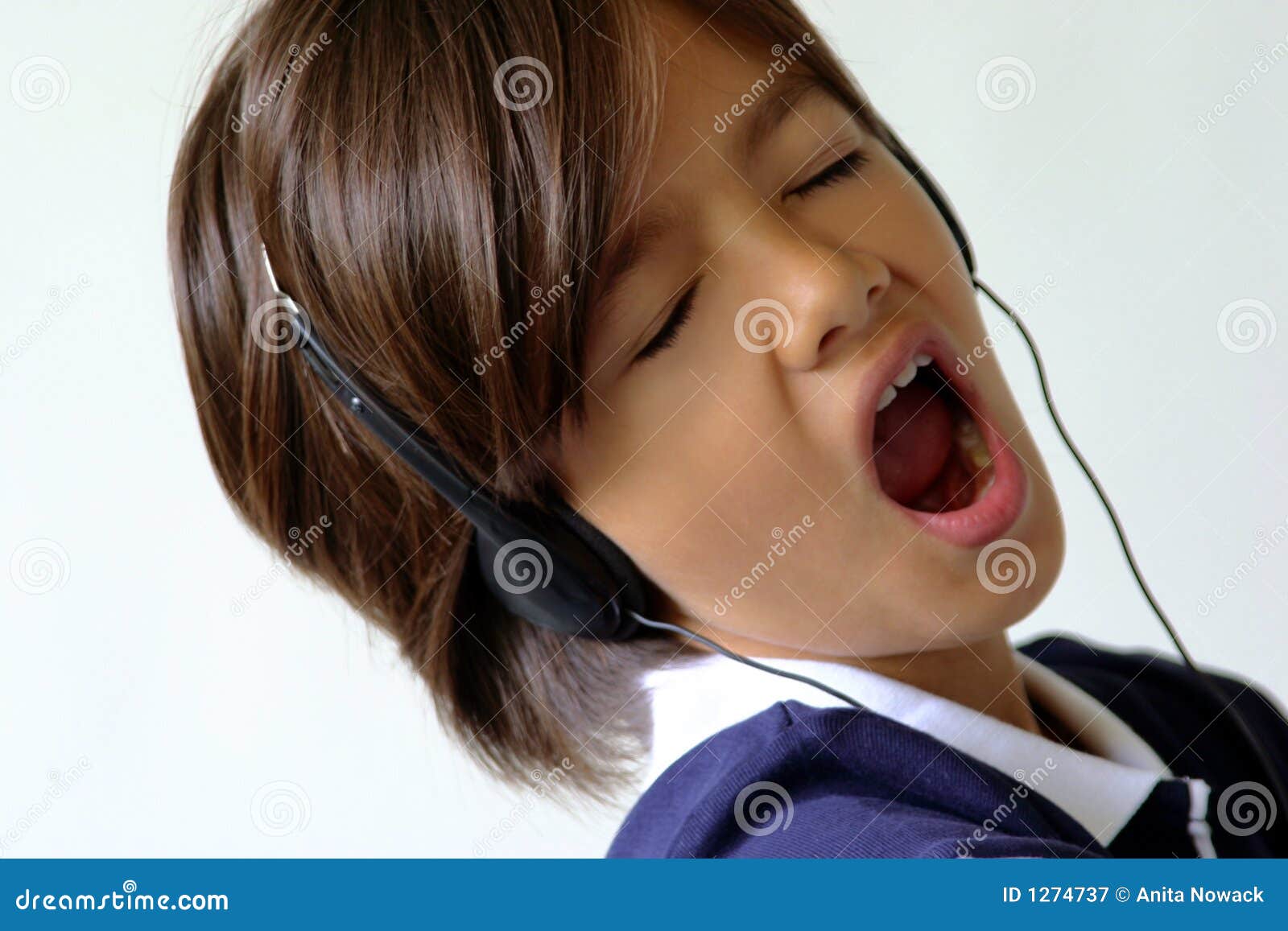 Sing Girl Sing stock image. Image of expression, mime - 1274737