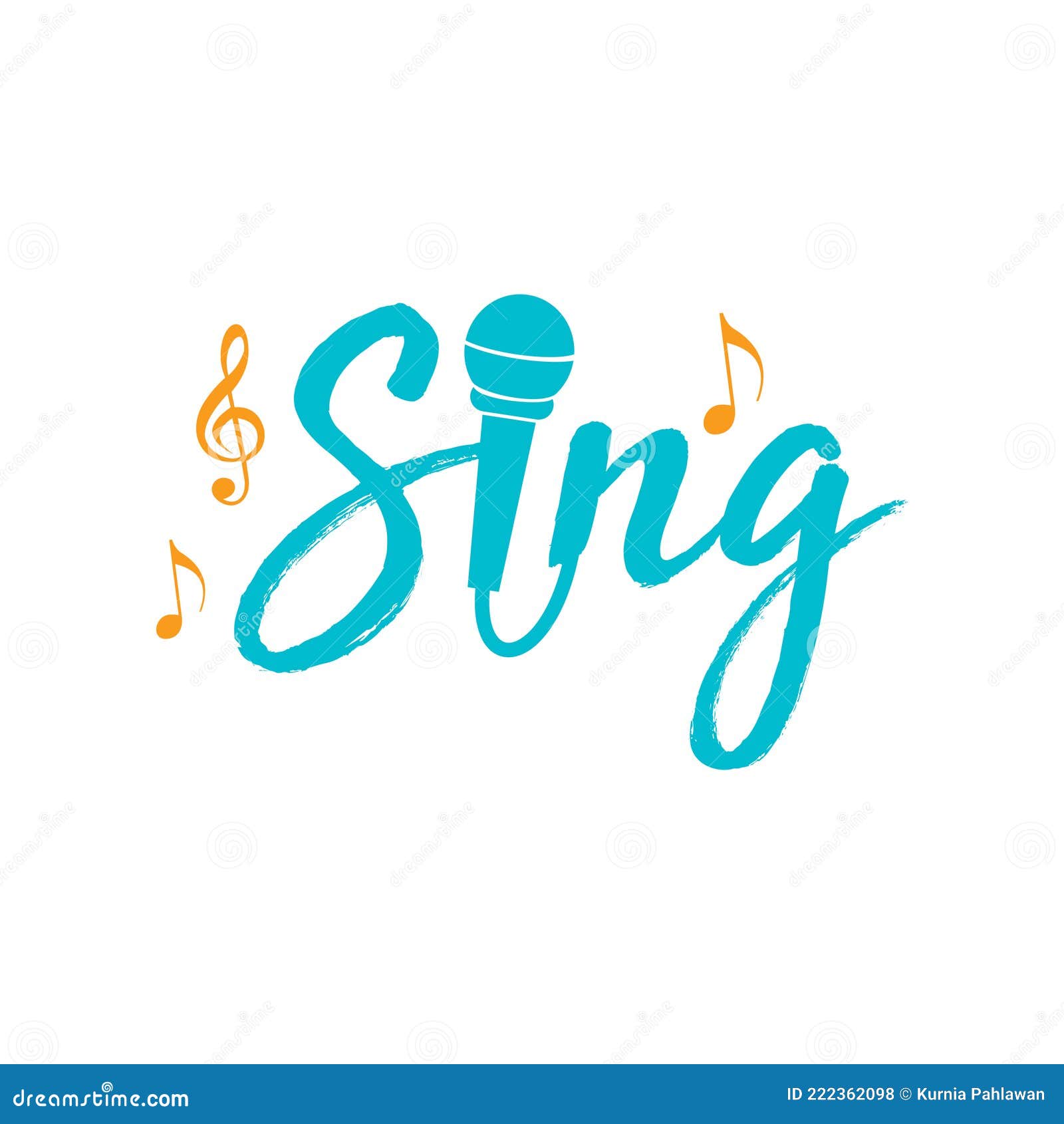 Sing Logo , Karaoke Logo Vector Stock Illustration - Illustration of ...