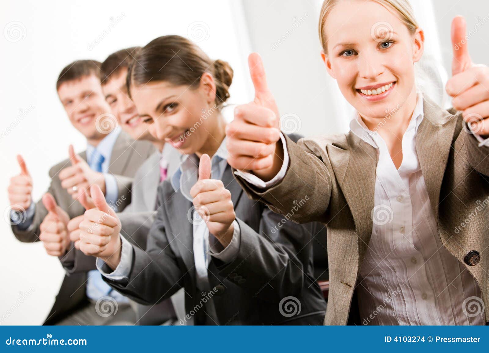 Sing of okay stock photo. Image of female, fine, raising - 4103274