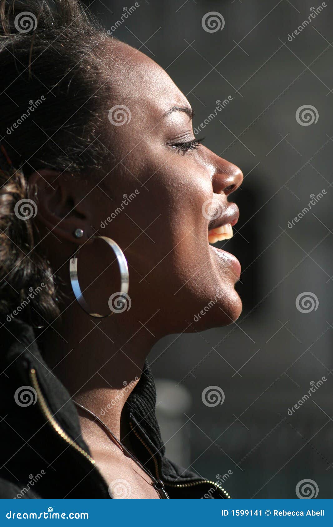 Sing Out Loud stock image. Image of black, young, singing - 1599141