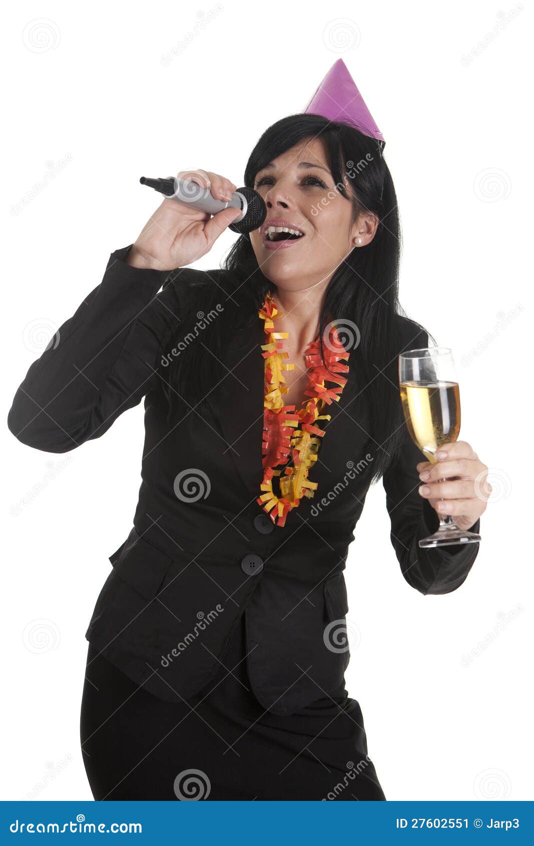Sing woman stock image. Image of celebration, woman, sing - 27602551