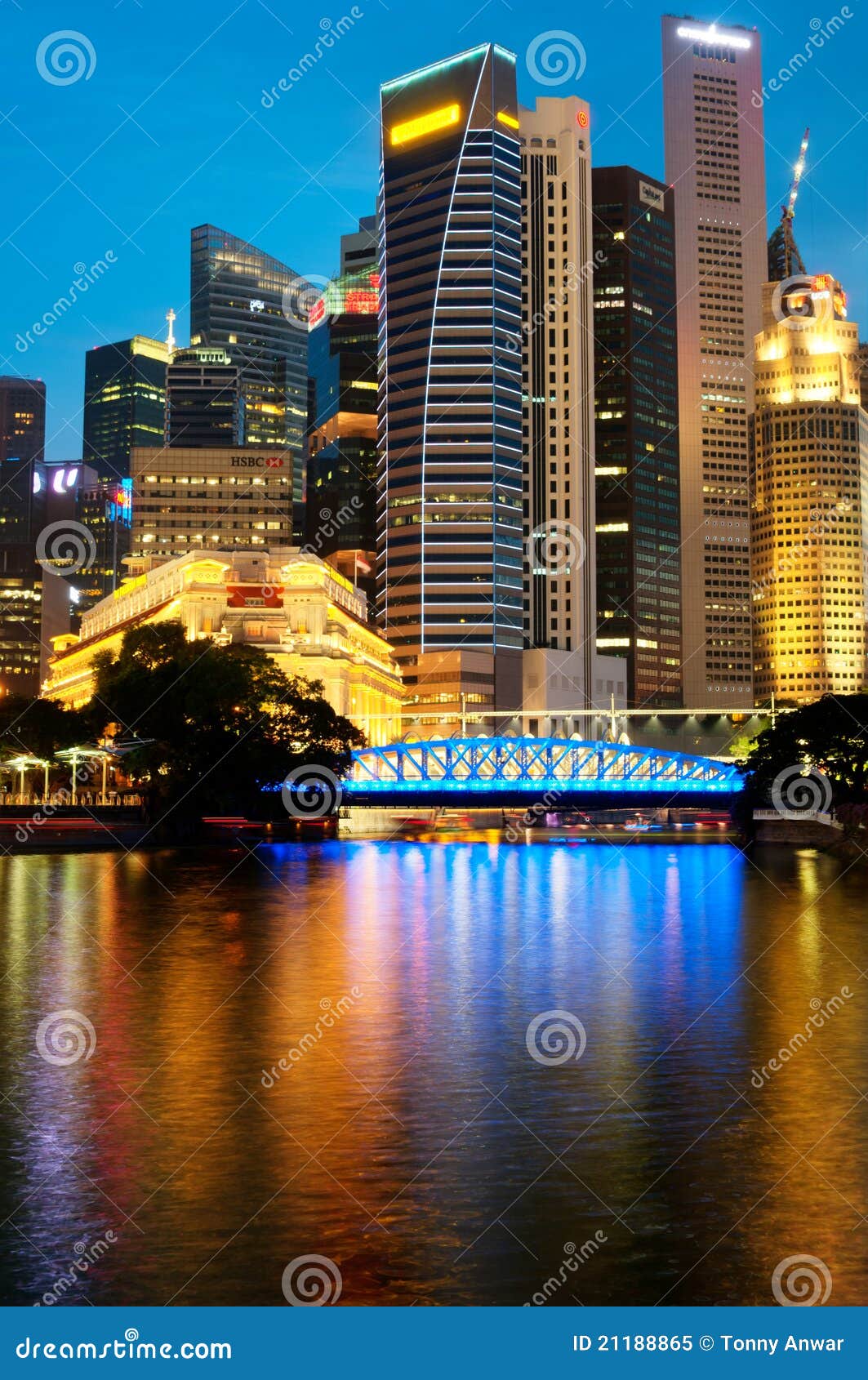 Singapore CBD editorial image. Image of central, building - 21188865