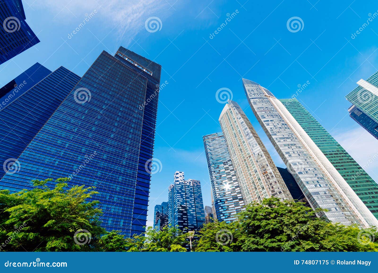 Singapore CBD stock image. Image of modern, development - 74807175