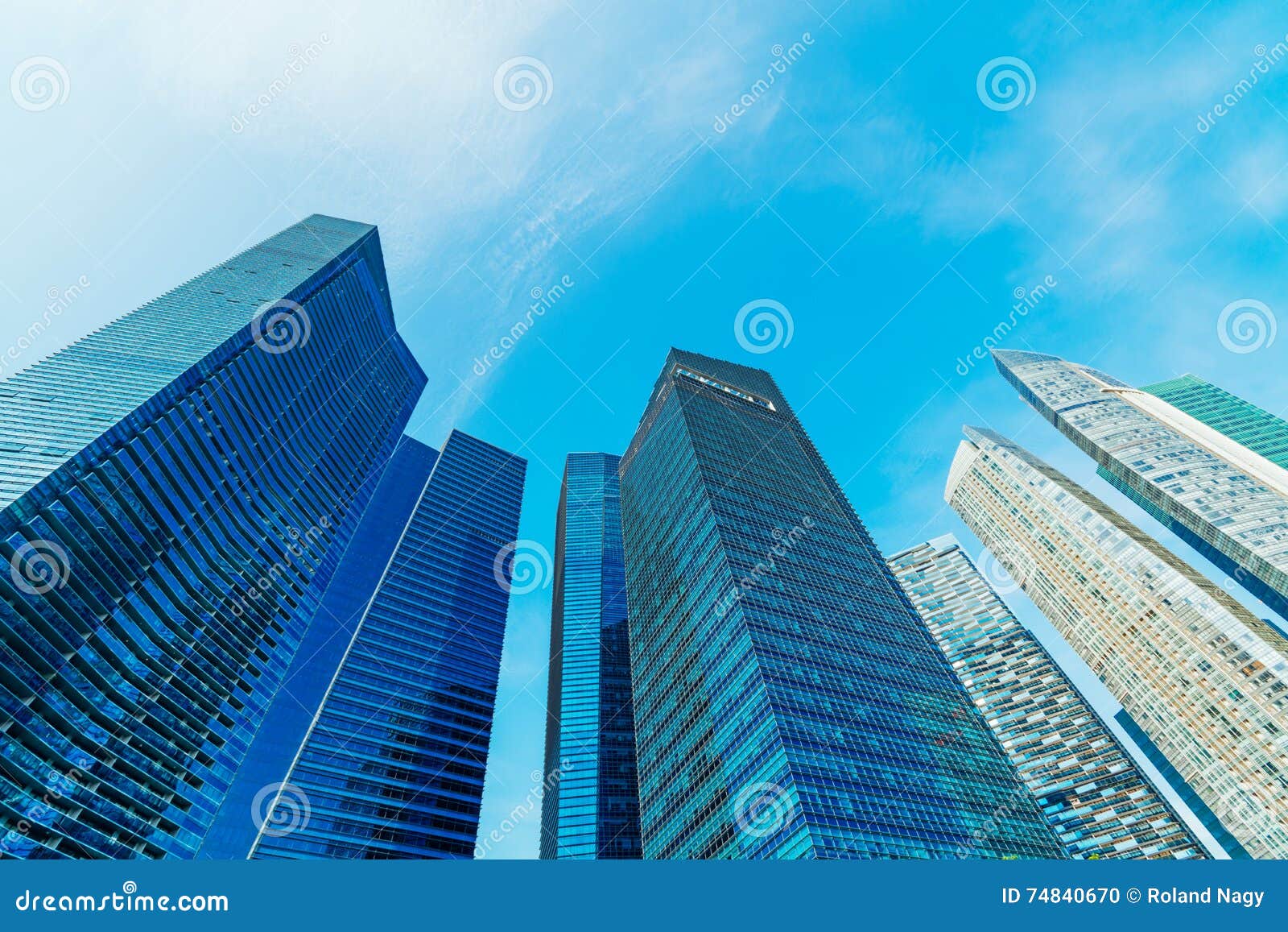 Singapore CBD stock photo. Image of south, downtown, skyscrapers - 74840670