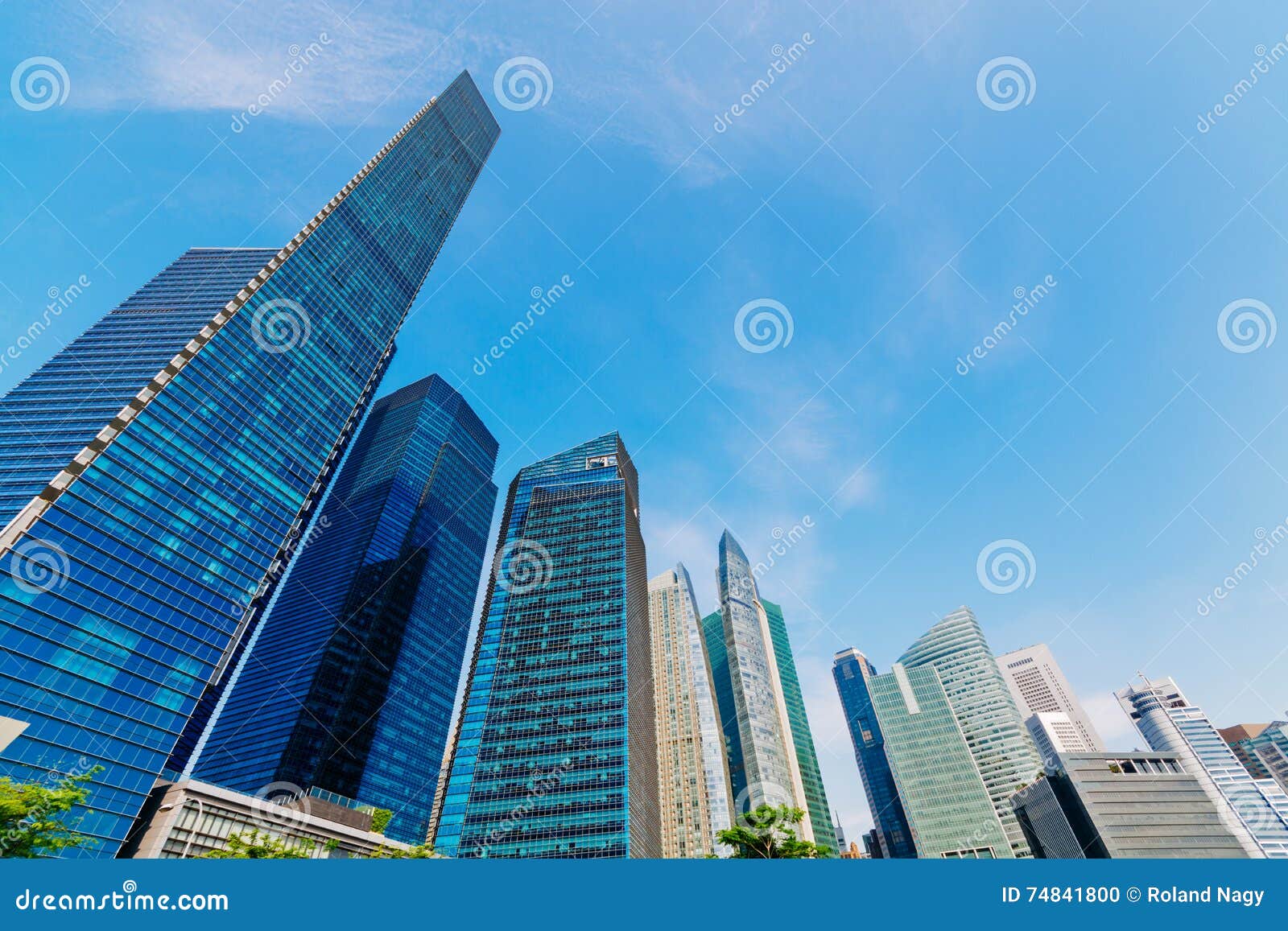 Singapore CBD stock photo. Image of singapore, downtown - 74841800