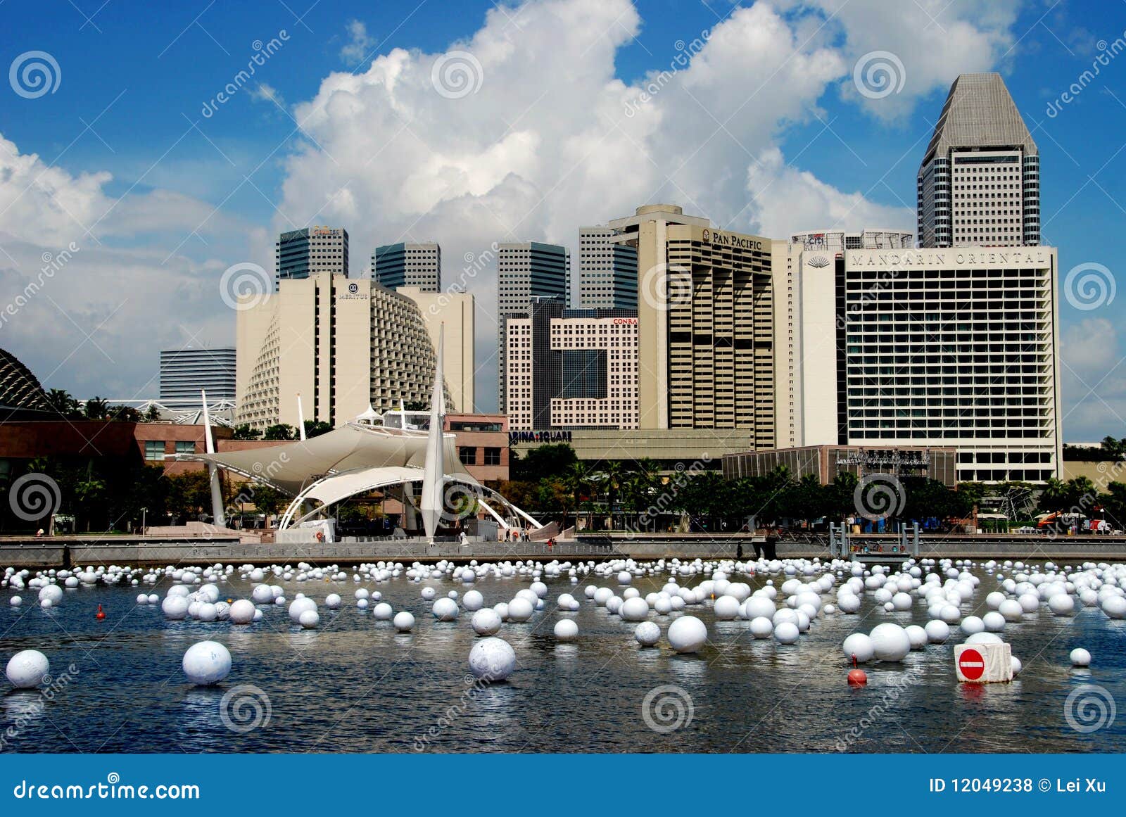 SINGAPORE: Center City Skyline Editorial Stock Photo - Image of ...