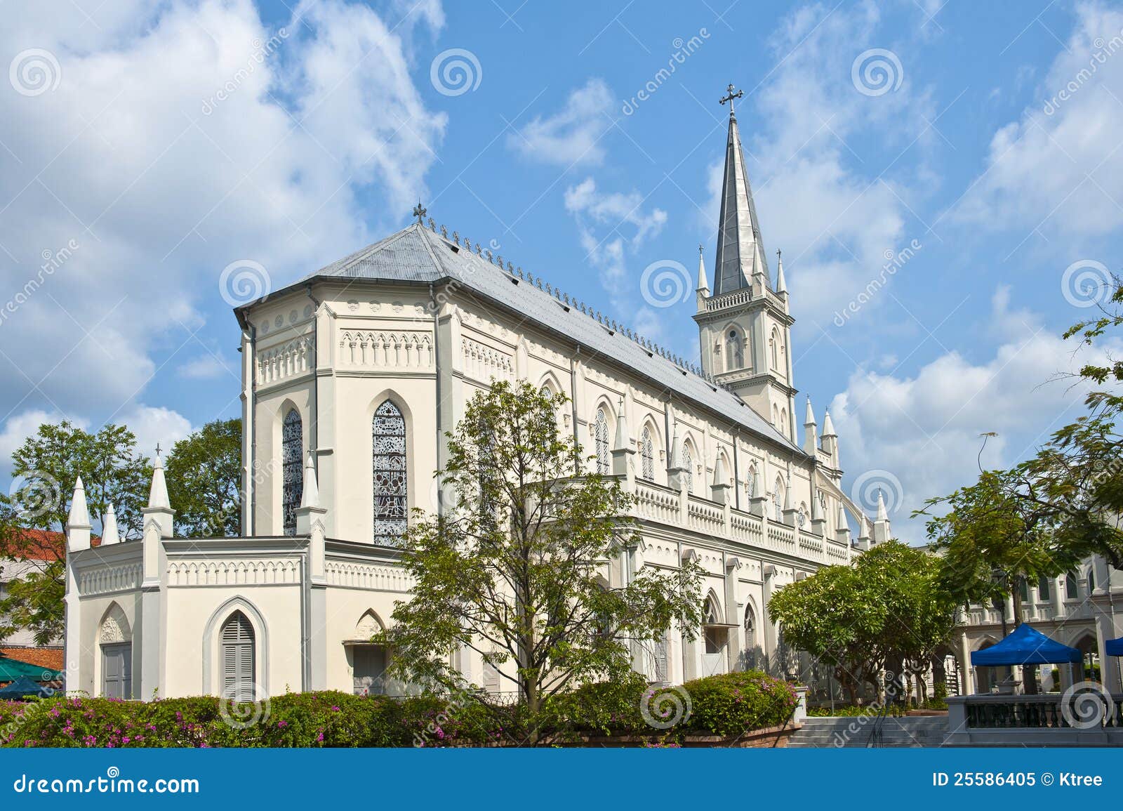 Singapore CHIJMES Cathedral Royalty-Free Stock Photography ...