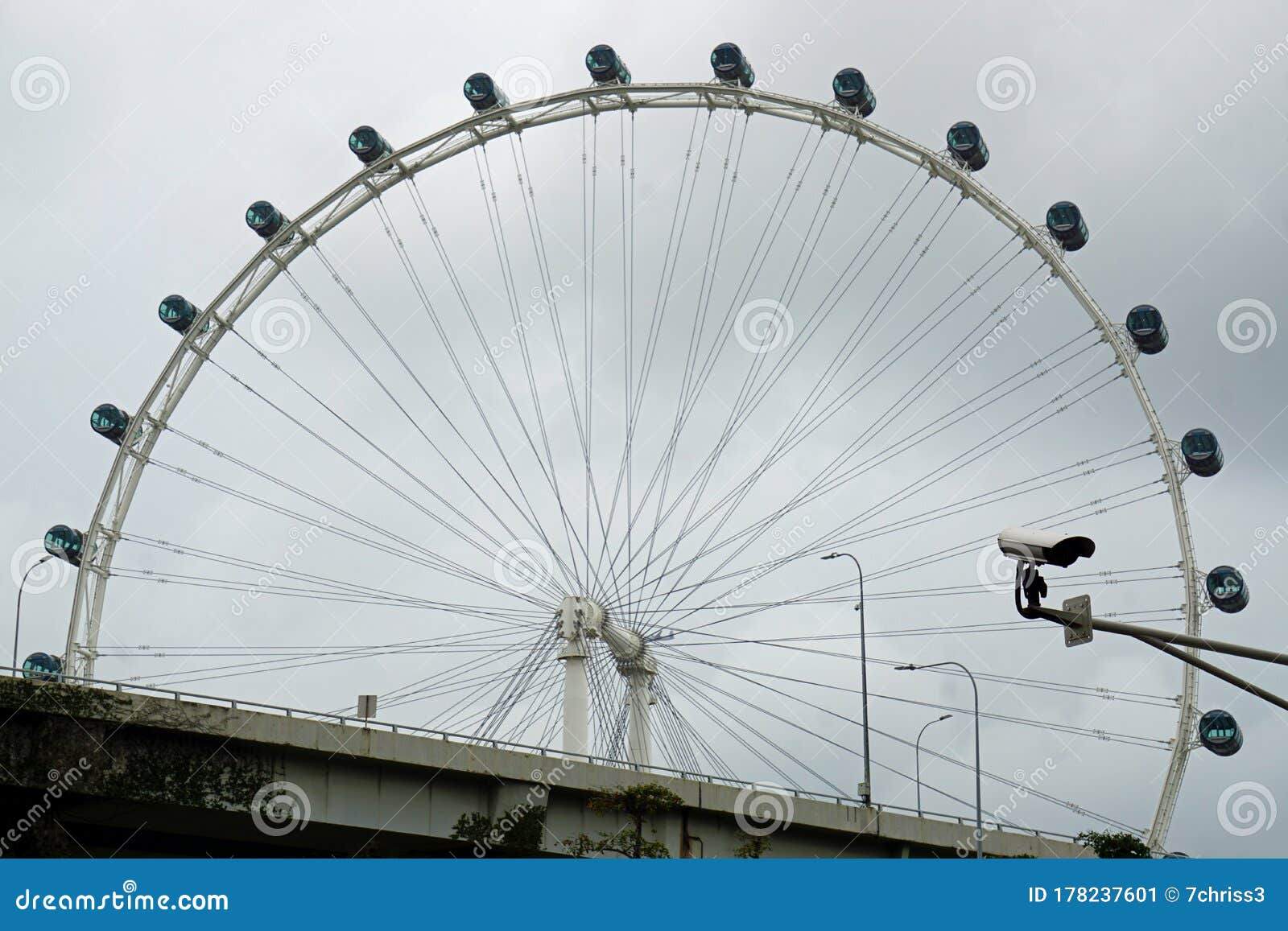 Singapore, Circa February 2020: Empty Ferris Wheel Editorial Photo ...