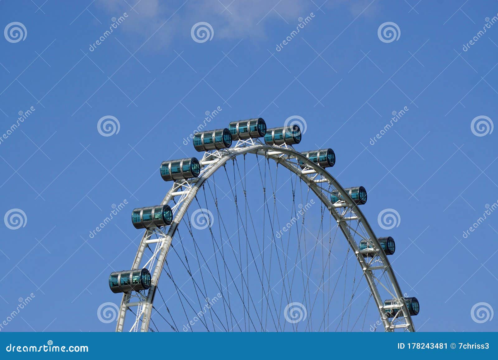 Singapore, Circa February 2020: Empty Ferris Wheel Editorial Photo ...