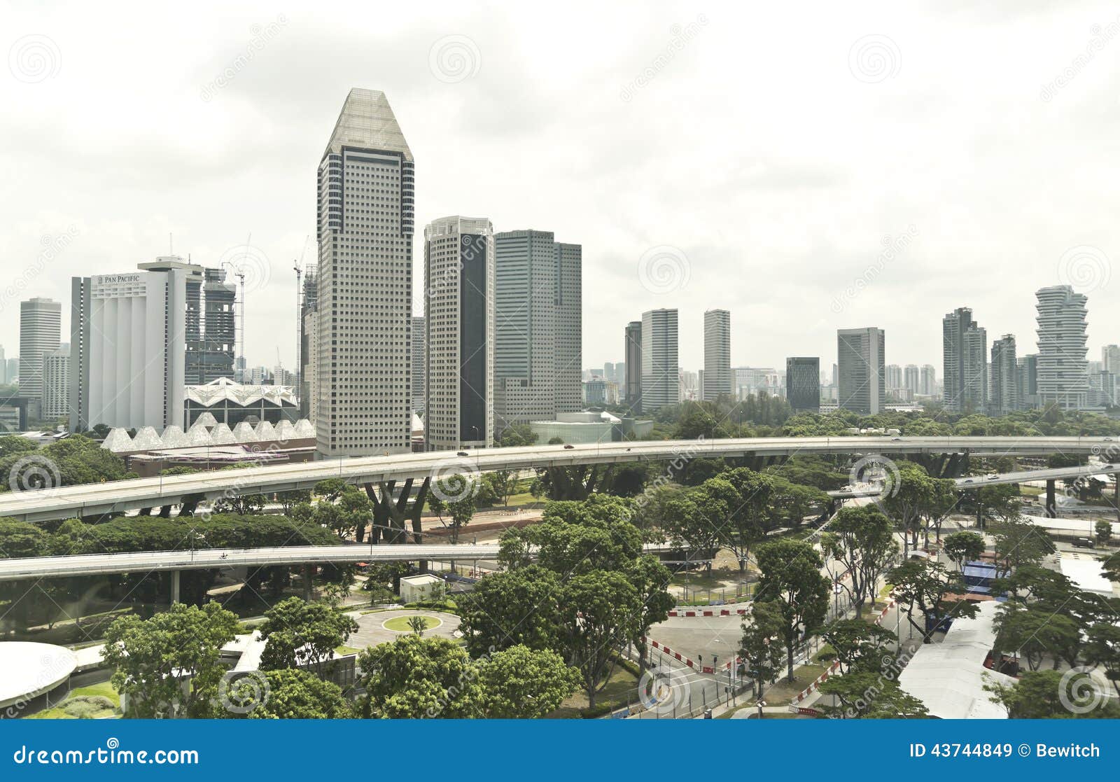 Singapore City View editorial stock image. Image of view - 43744849