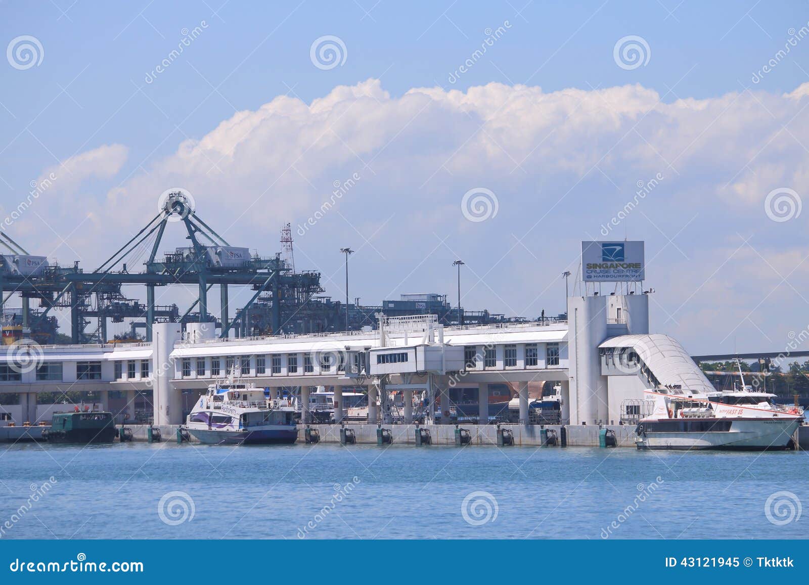 Singapore Cruise Centre Harbour Front Editorial Image - Image of boat ...