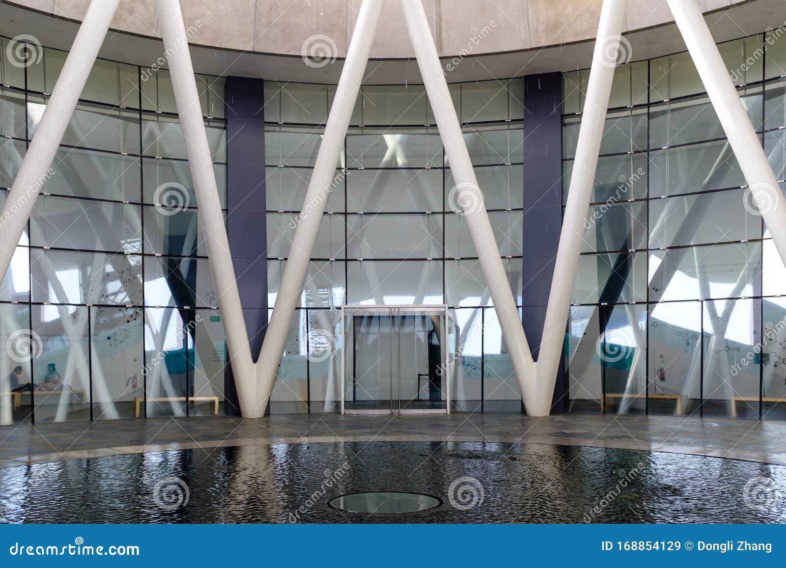 Singapore-14 DEC 2017: Singapore Art Science Museum Landscape Lobby ...