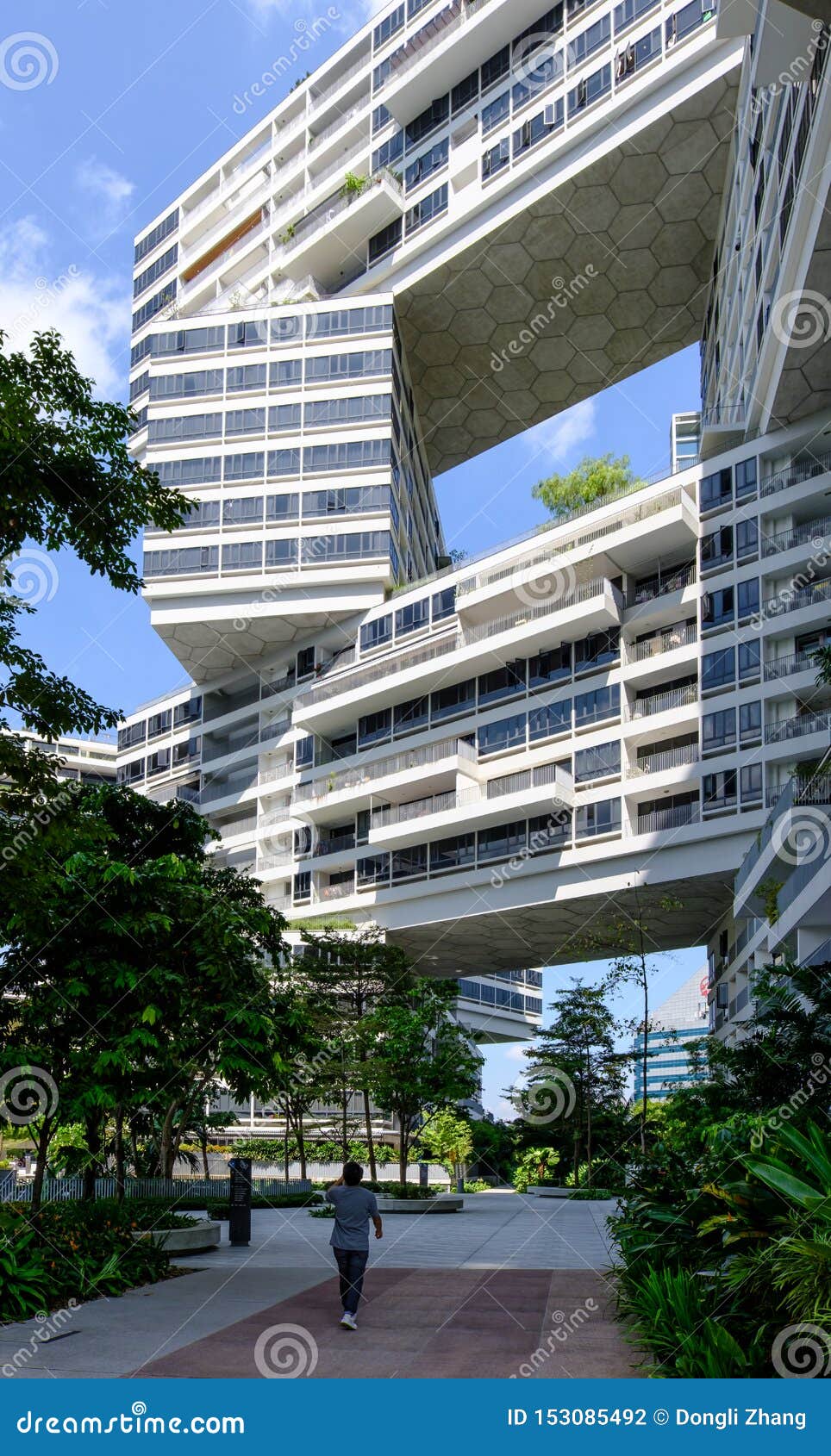 Singapore-DEC 28 2018: the Interlace Condominium Building Facade View ...