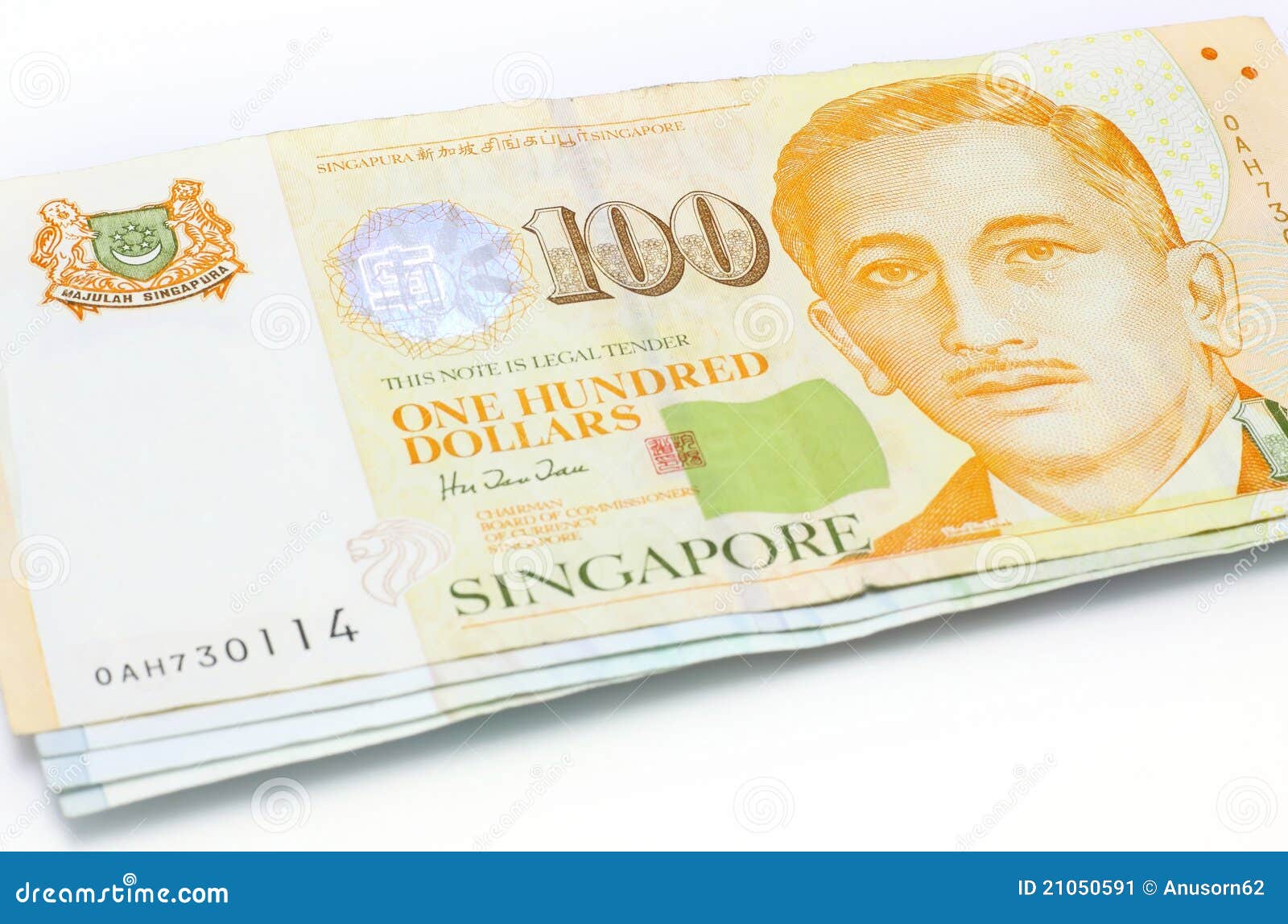 Singapore dollar notes stock image. Image of denomination - 21050591