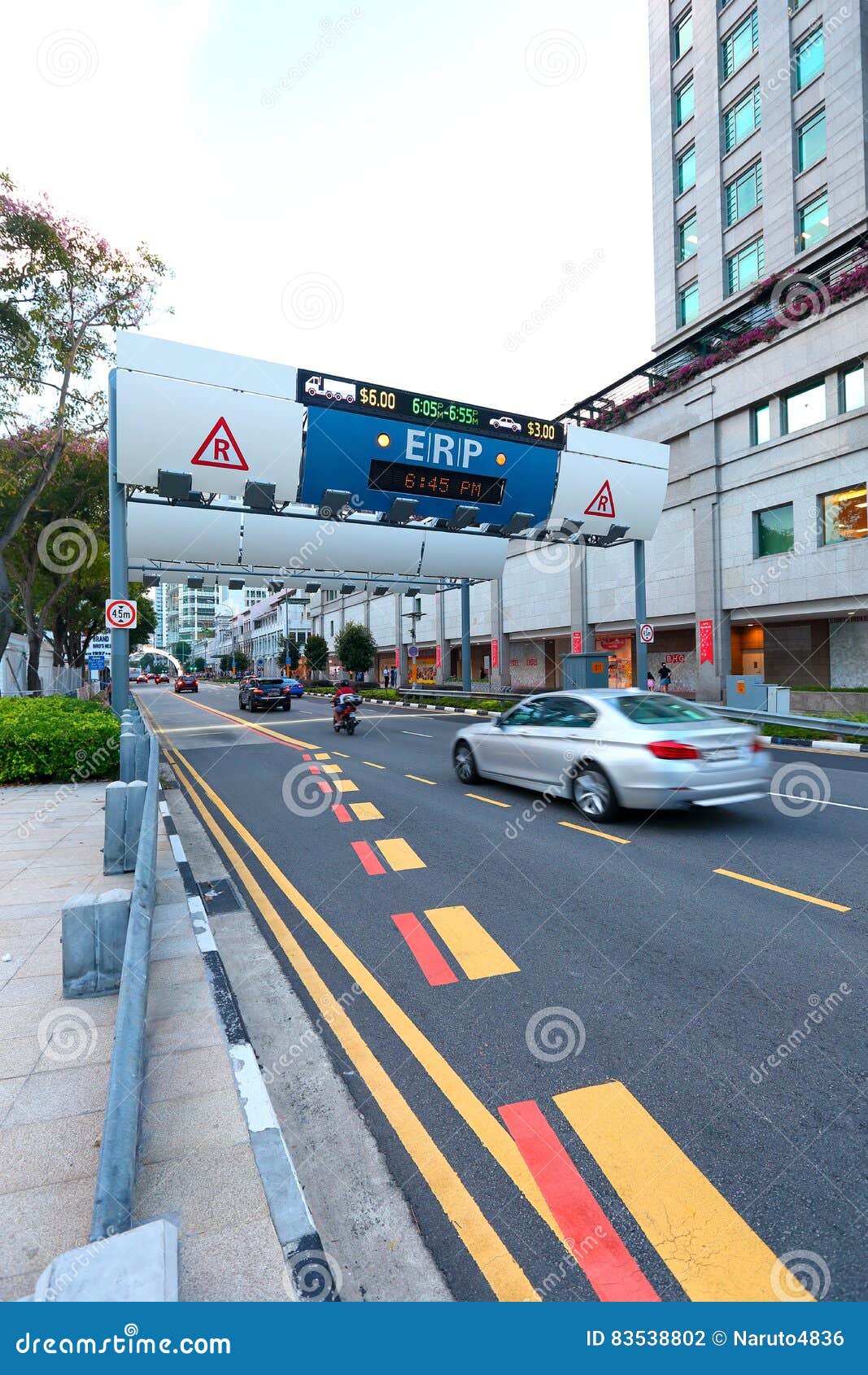 Singapore : Electronic Road Pricing Editorial Photography - Image of ...