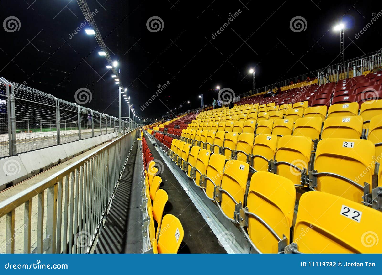 Singapore F1 grand stand editorial photography. Image of gallery - 11119782