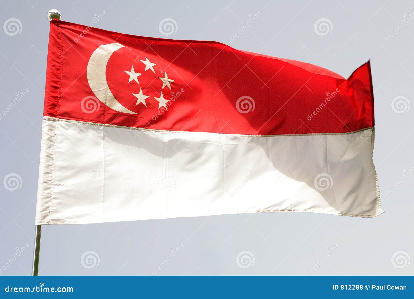 Singapore flag stock photo. Image of national, singapore - 812288