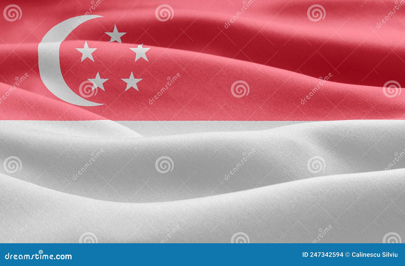 Singapore flag design 2 stock illustration. Illustration of color ...
