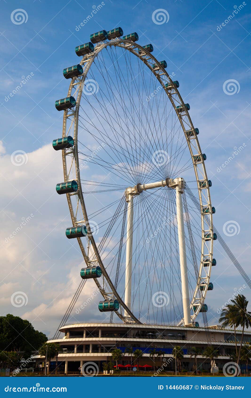 Singapore Flyer stock image. Image of park, observation - 14460687