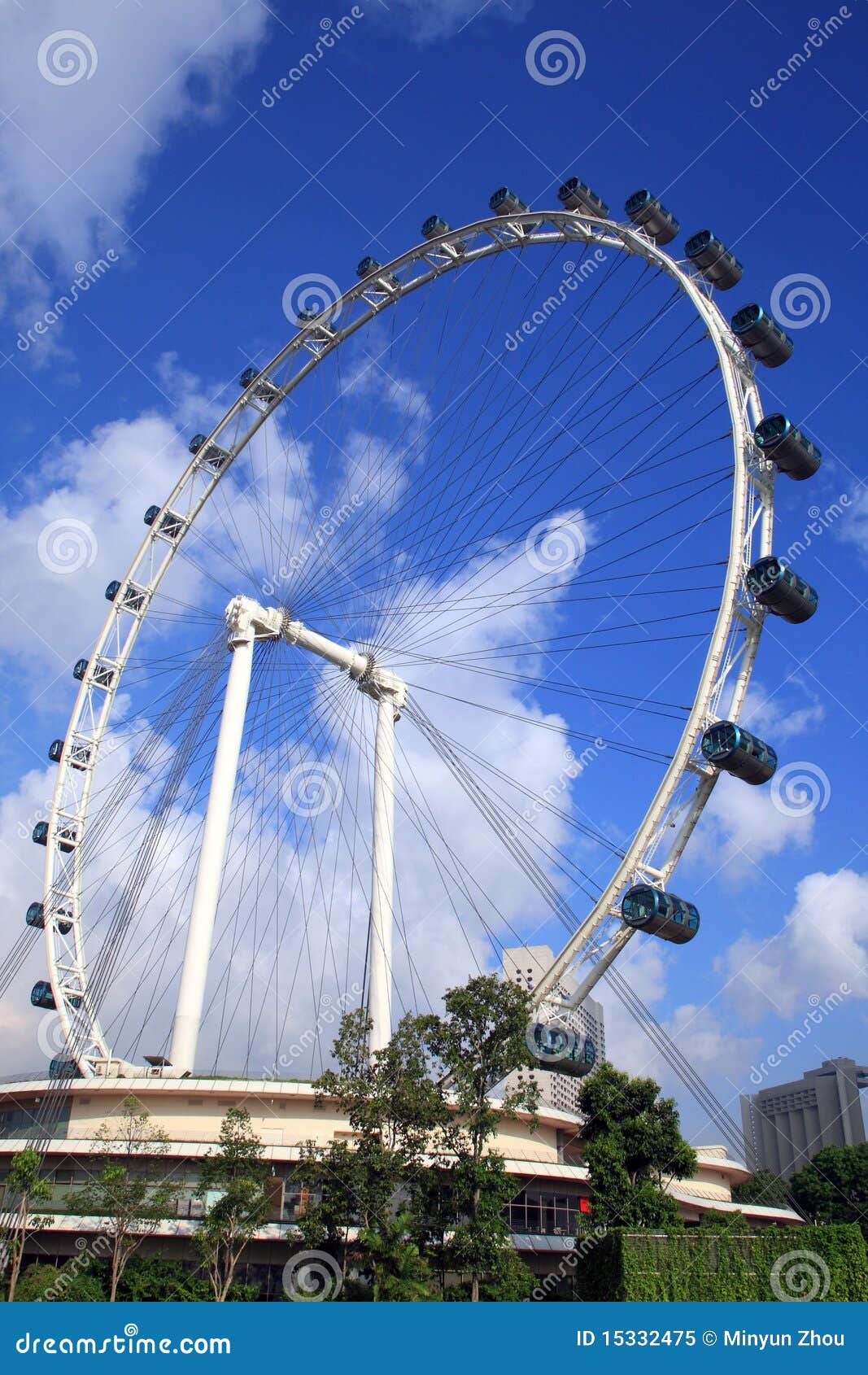 The Singapore Flyer stock image. Image of highest, finance - 15332475