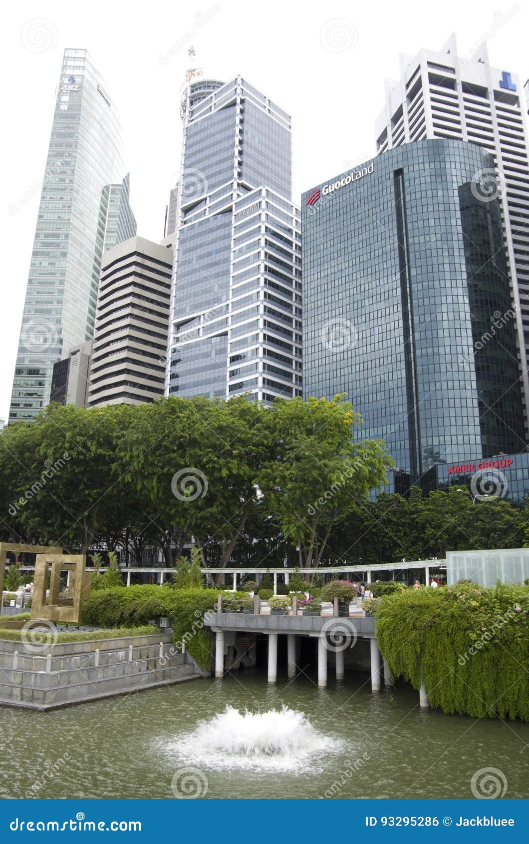 Modern Office Buildings in Singapore Editorial Photo - Image of ...