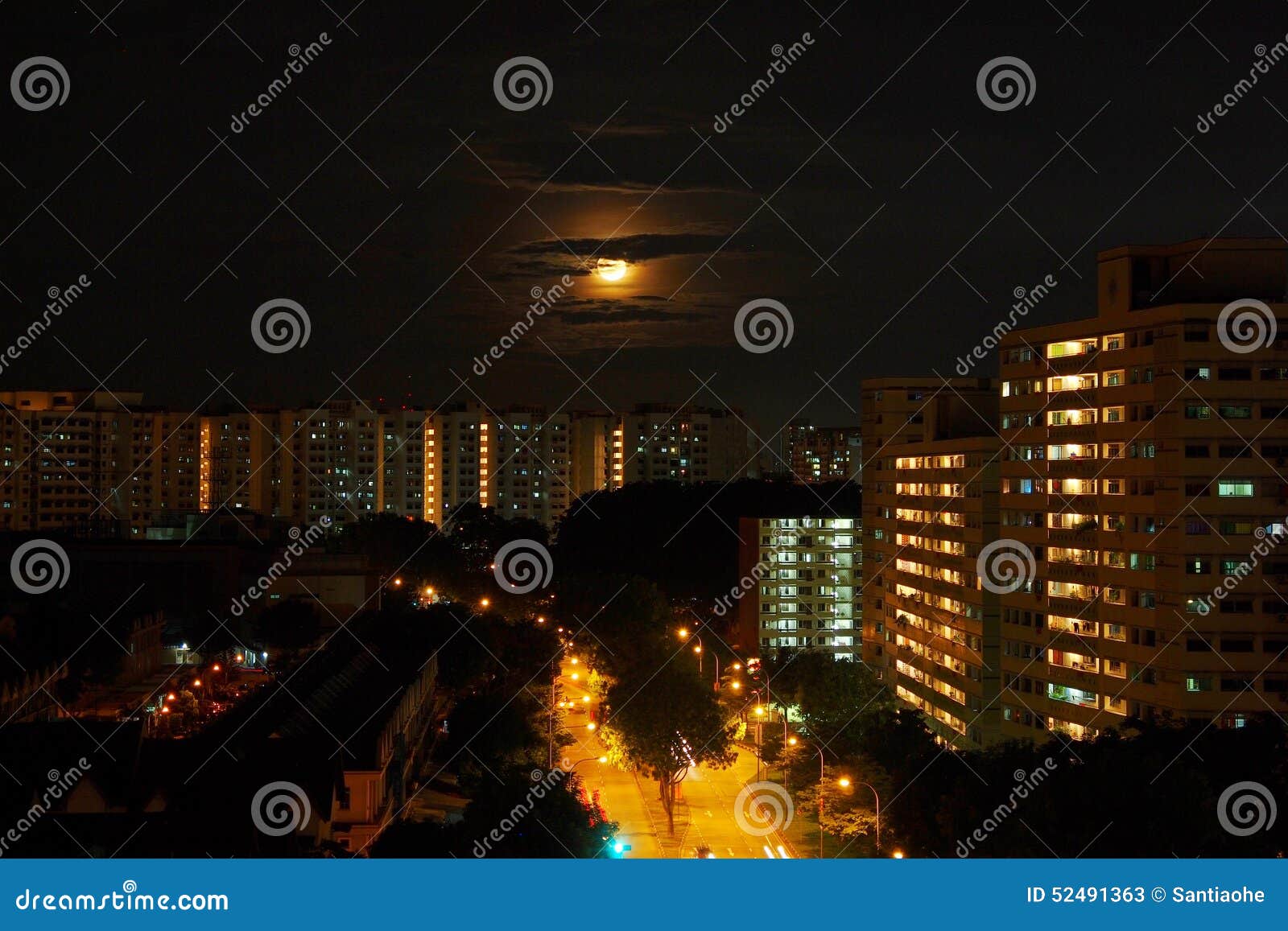 Singapore HDB houses stock image. Image of buildings - 52491363