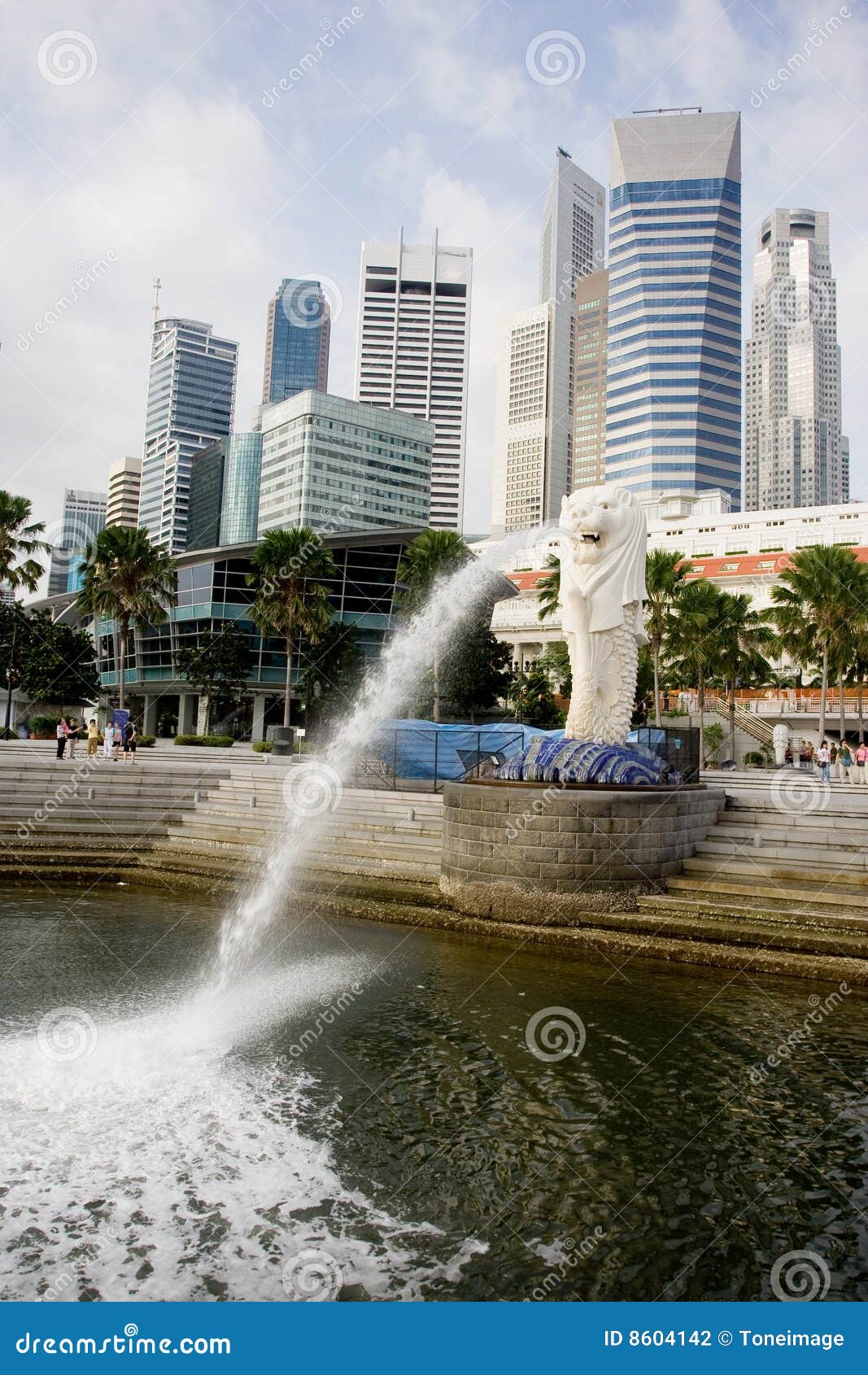 Singapore landmark stock photo. Image of travel, water - 8604142