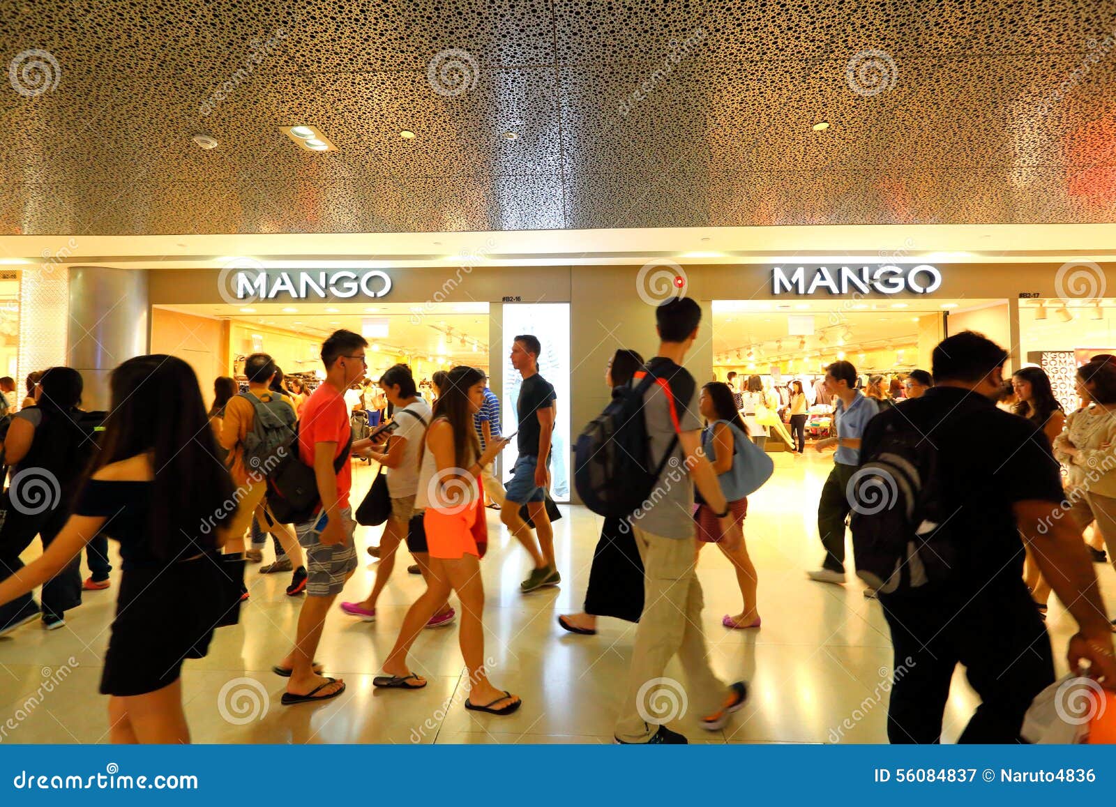 Singapore: Mango store editorial photography. Image of crowd - 56084837
