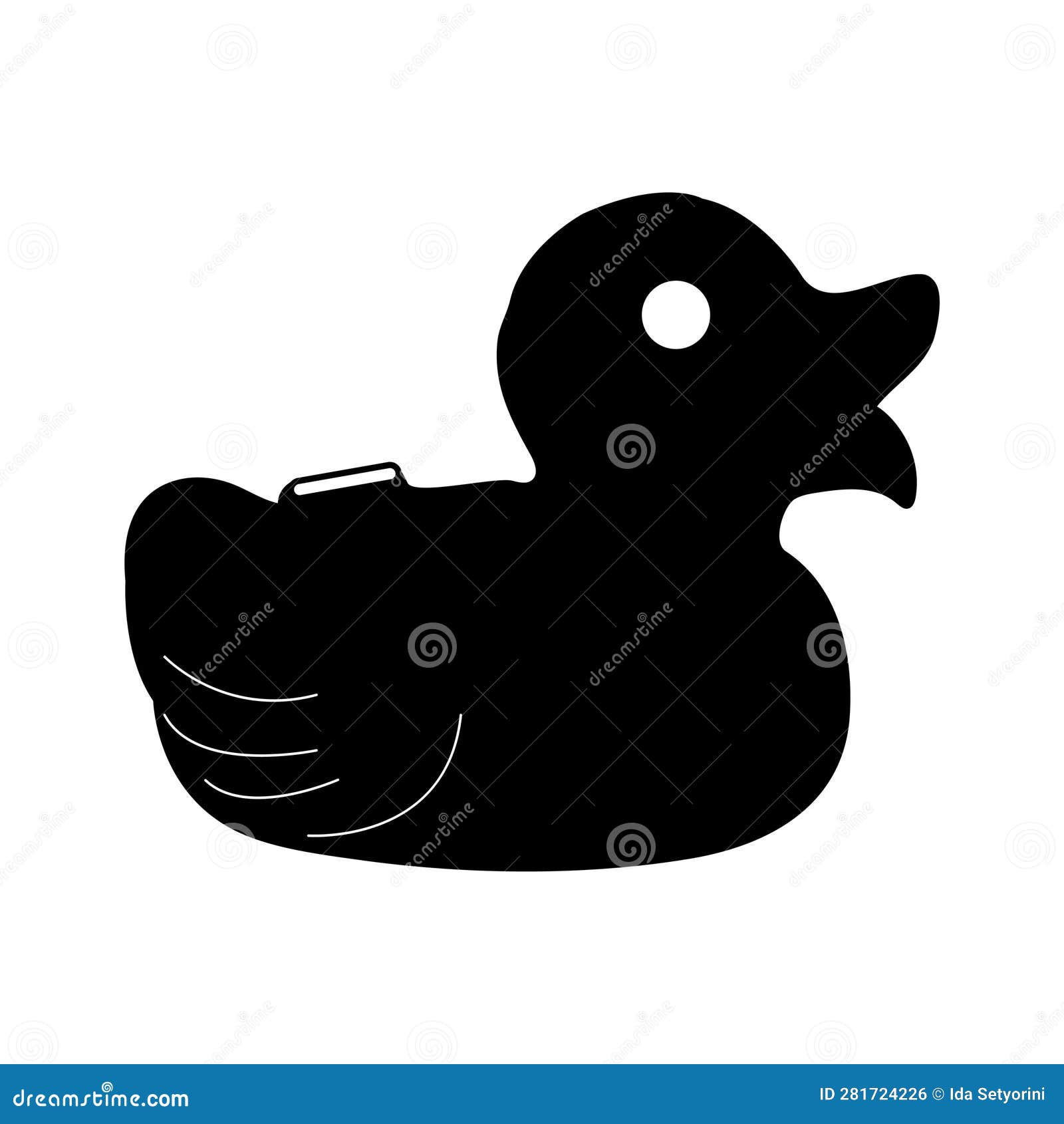 Duck coin savings stock illustration. Illustration of island - 281724226