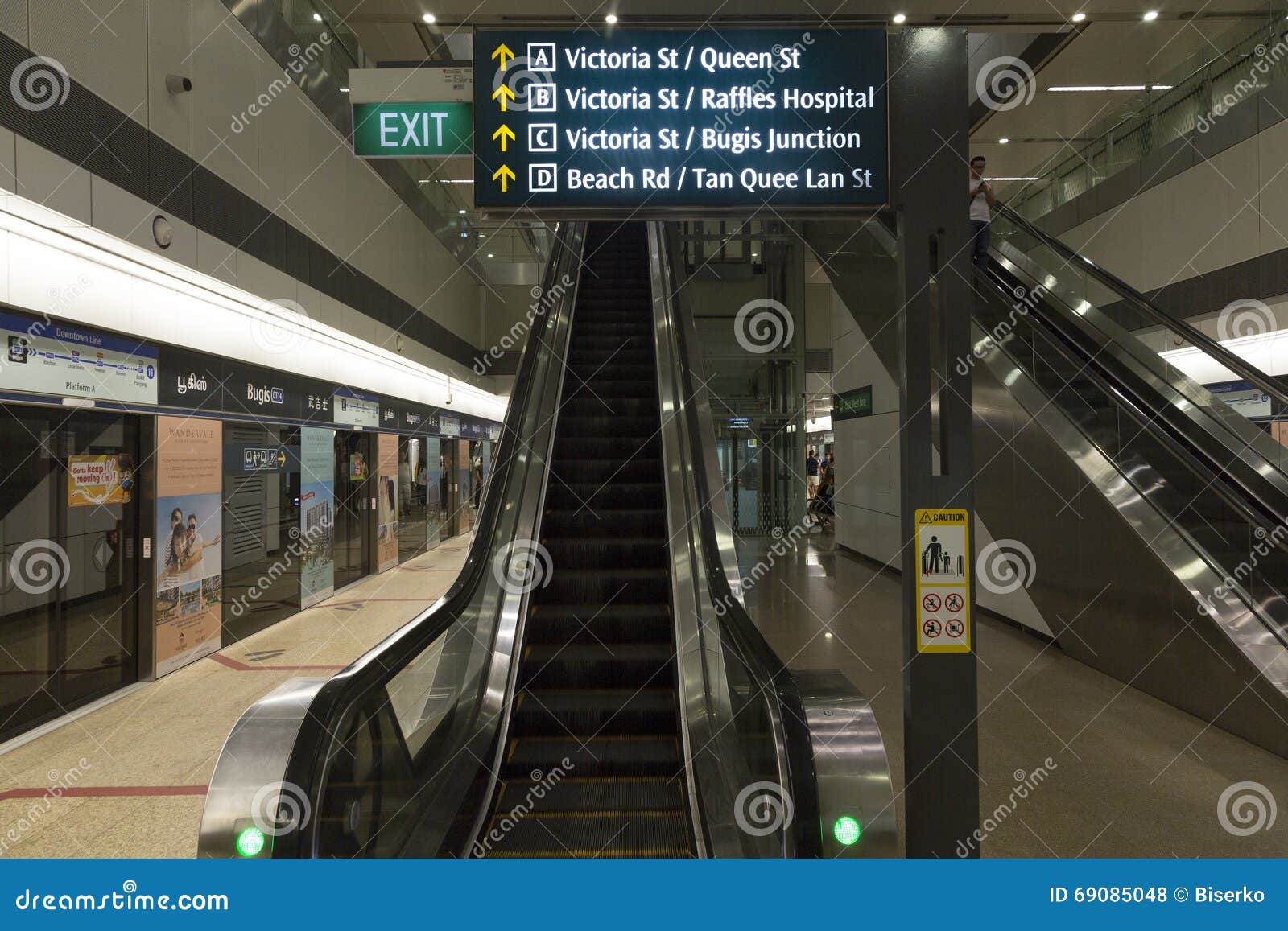 Singapore MRT stock photo. Image of station, asia, public - 69085048