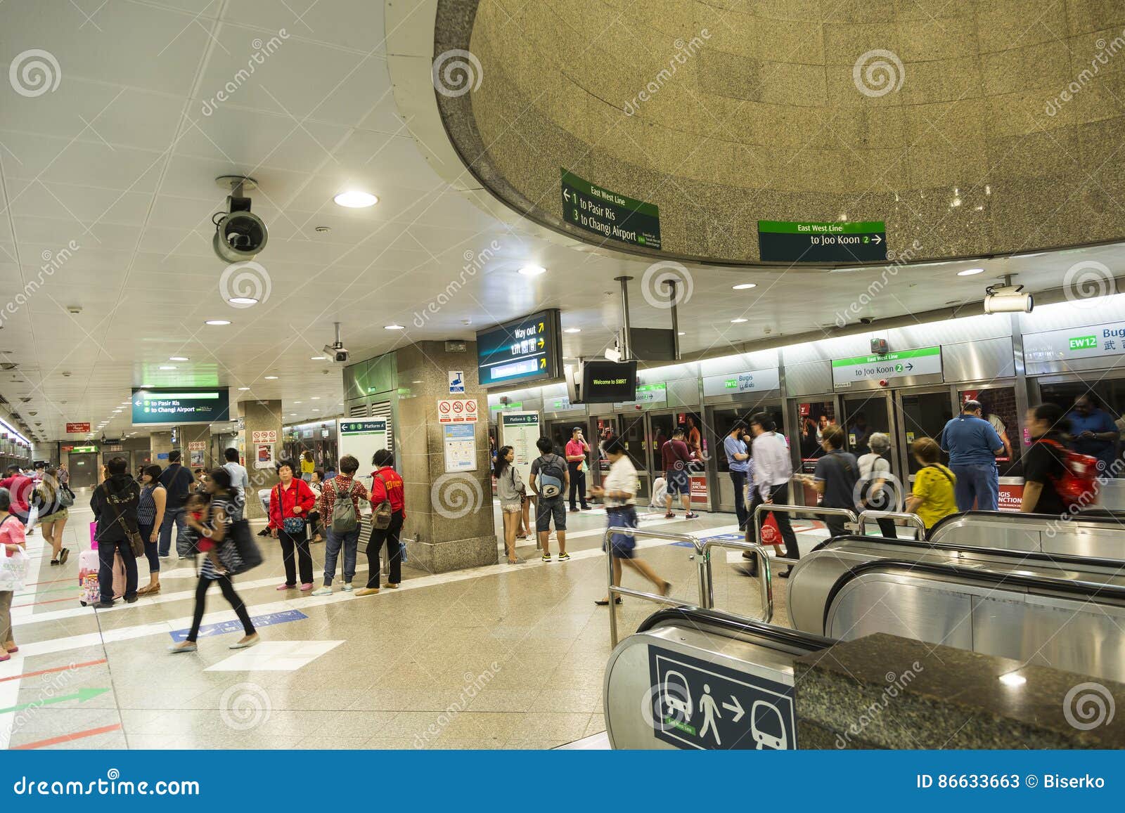 Singapore MRT editorial stock photo. Image of railway - 86633663