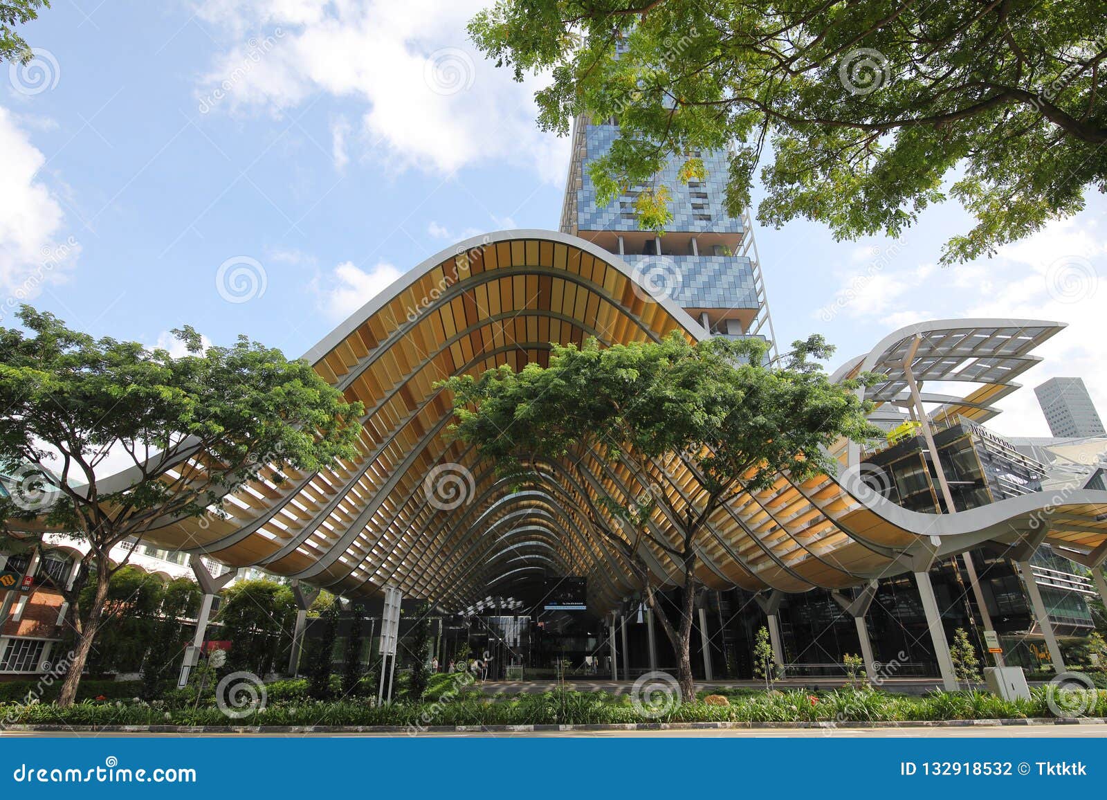 Singapore MRT Station Downtown Cityscape Editorial Photography - Image ...