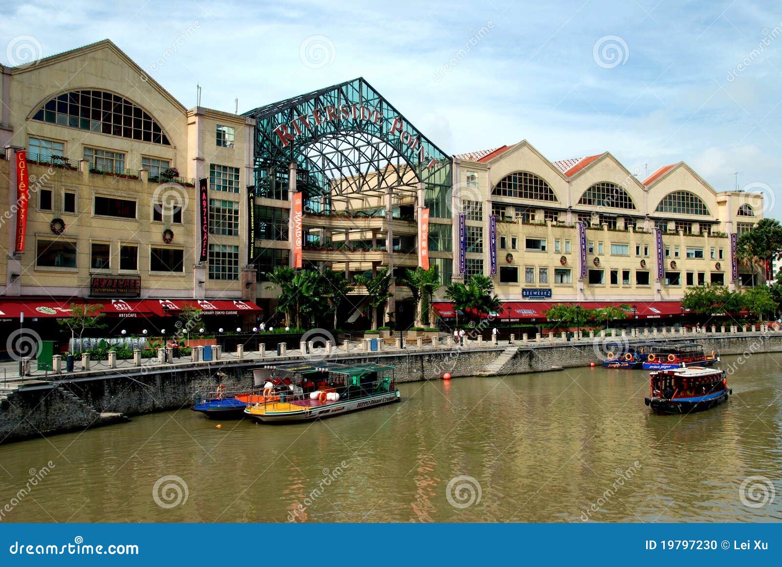 Singapore: Riverside Point Restoration Editorial Image - Image of quay ...