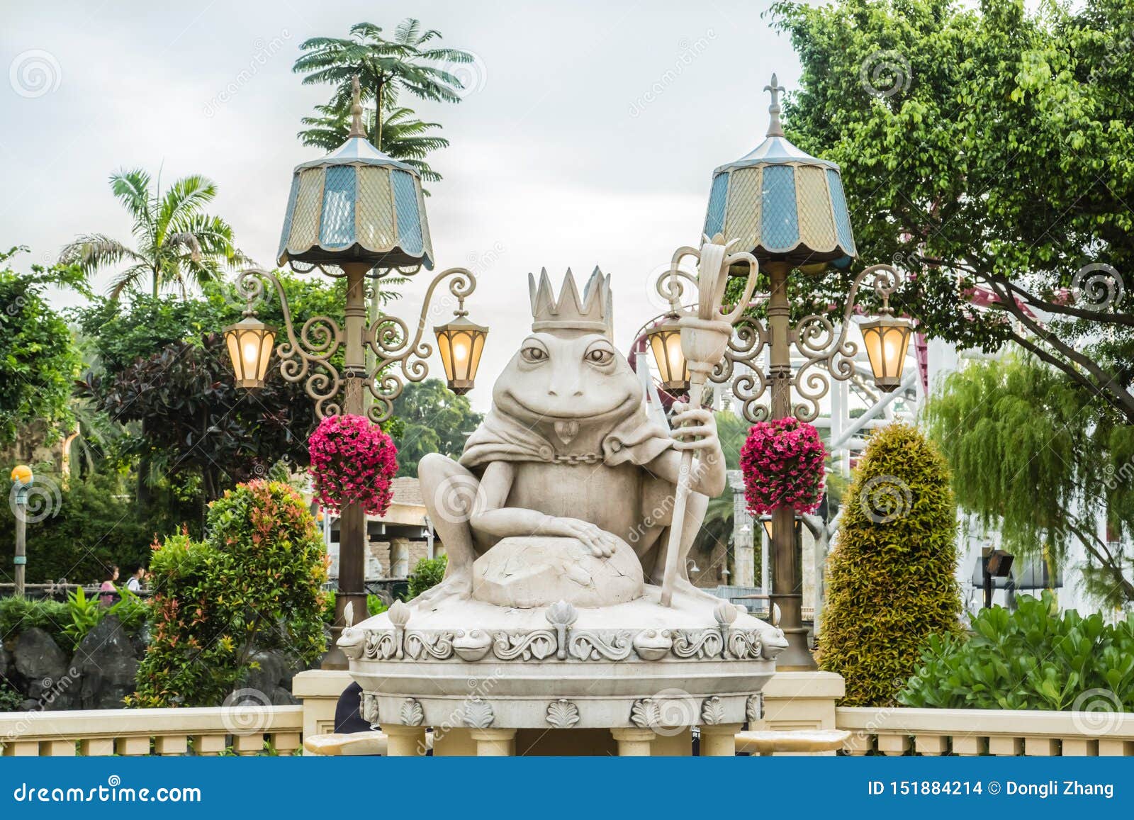 Singapore-09 SEP 2017:Singapore Universal Studio Theme Park Frog Prince ...