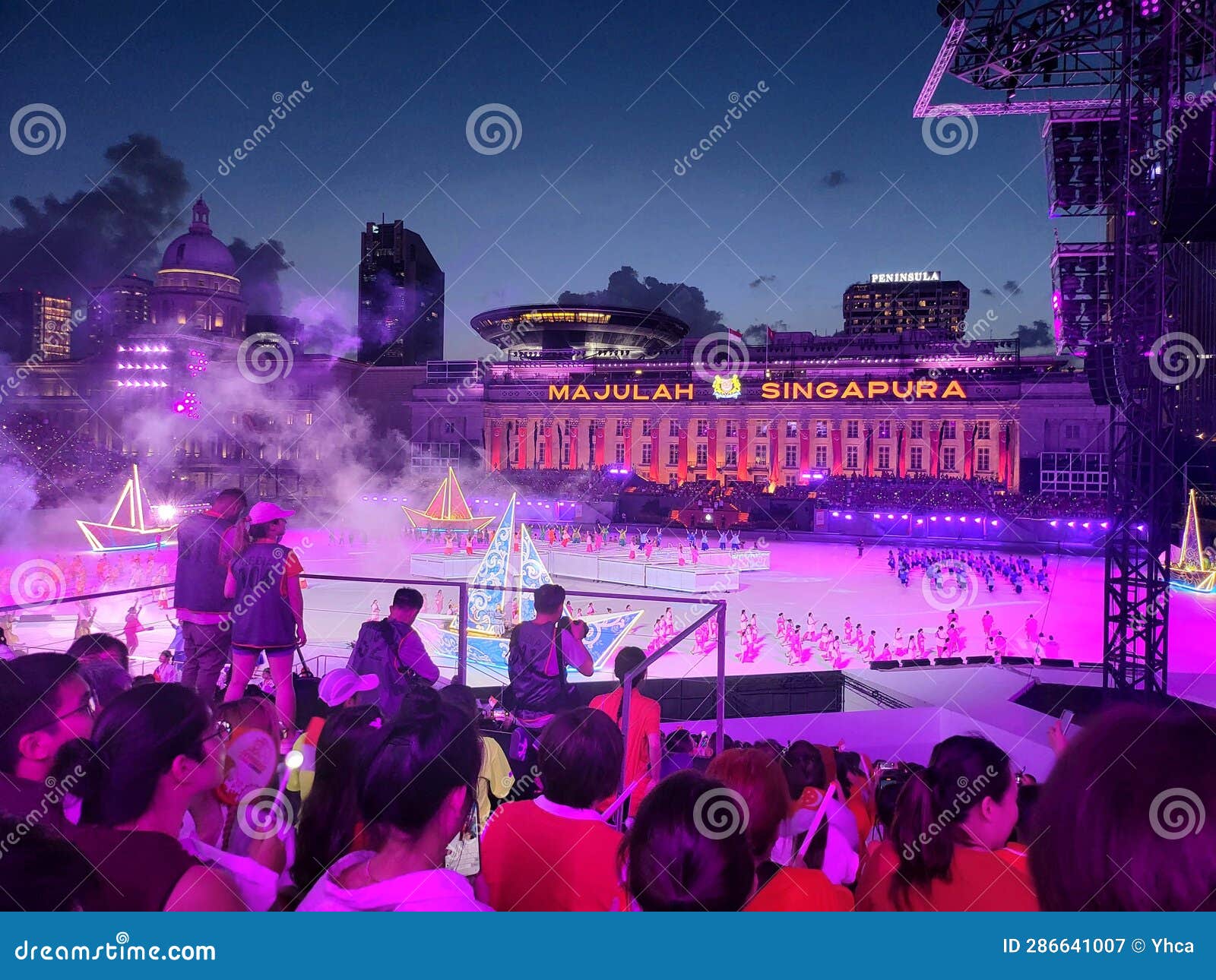 Singapore 58th Birthday National Day Parade 2023 Performance Editorial ...