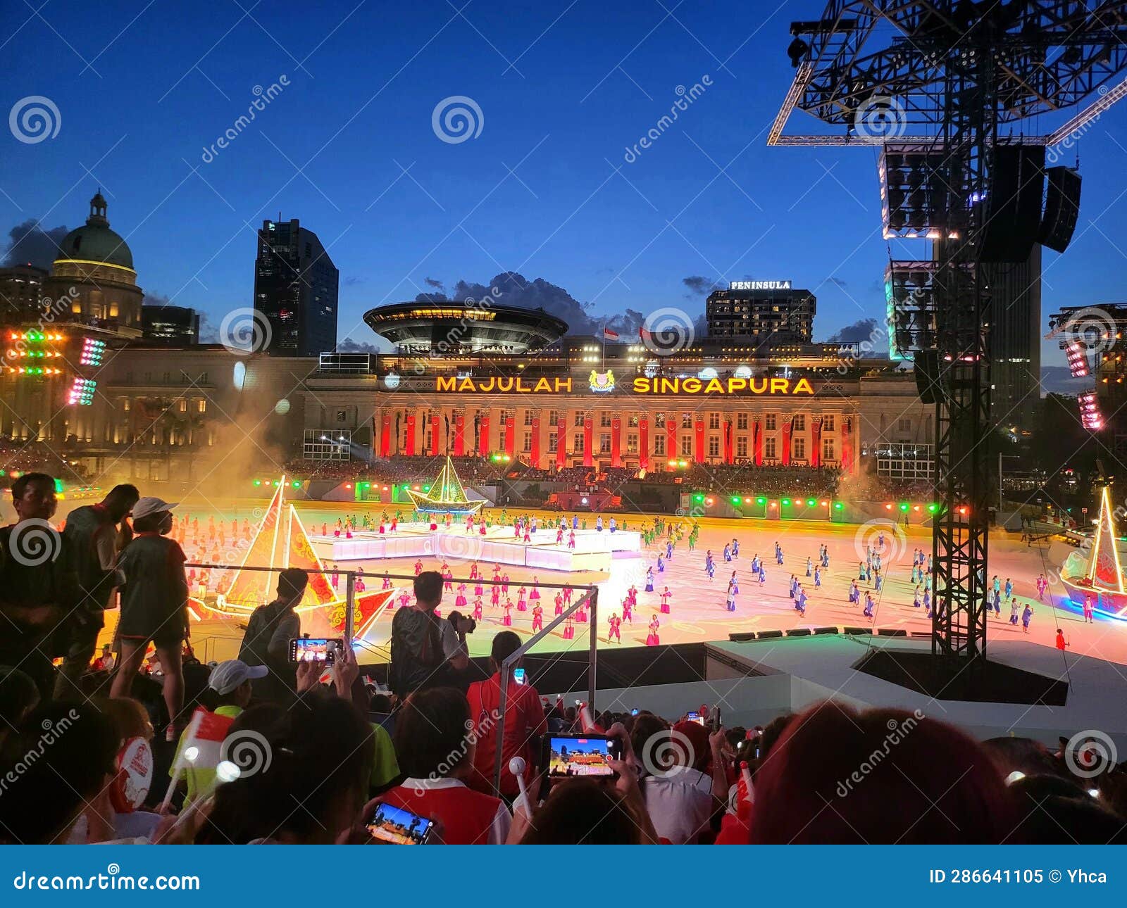 Singapore 58th Birthday National Day Parade 2023 Performance Editorial ...