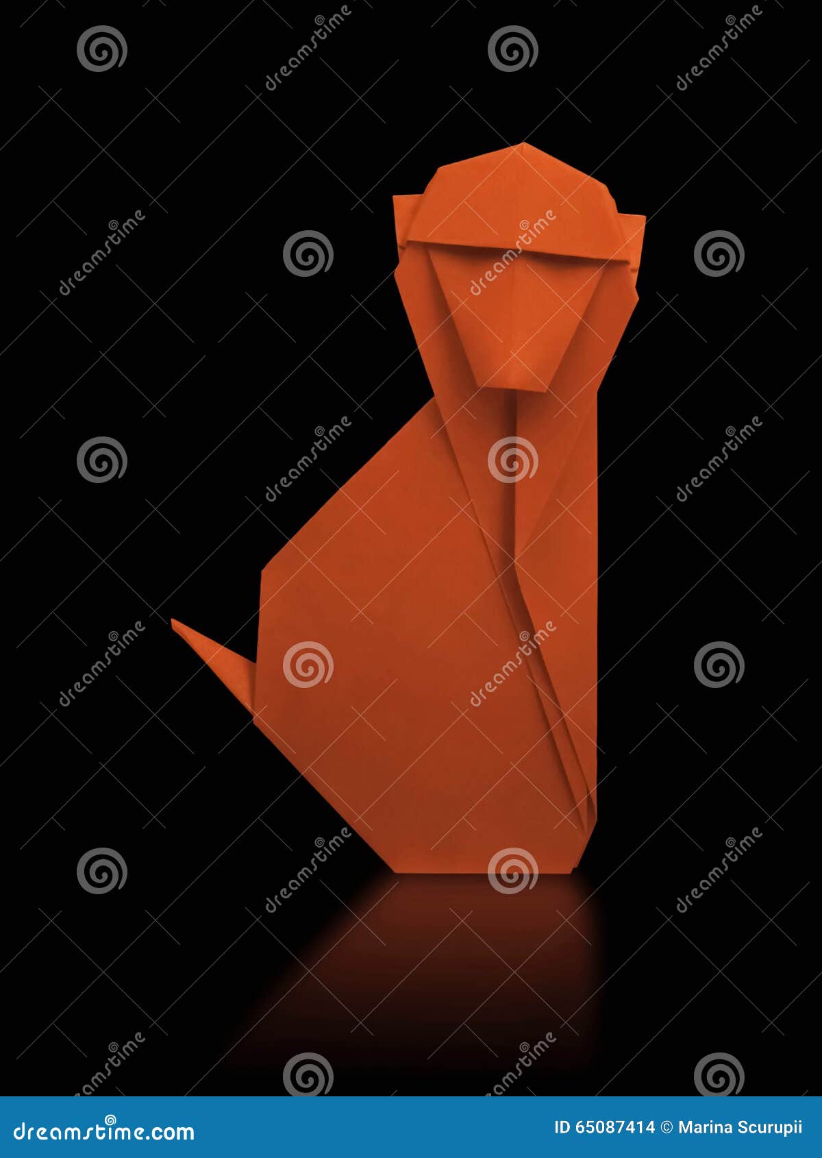 Singe d'origami photo stock. Image du asie, cultures - 65087414
