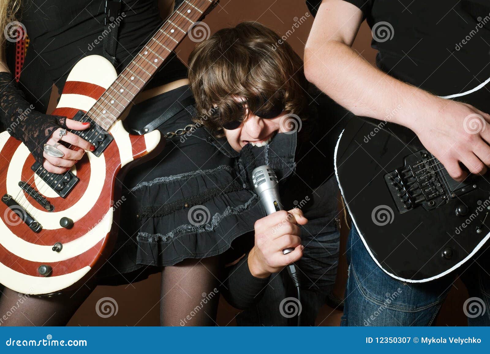 Singer stock image. Image of performer, rock, female - 12350307