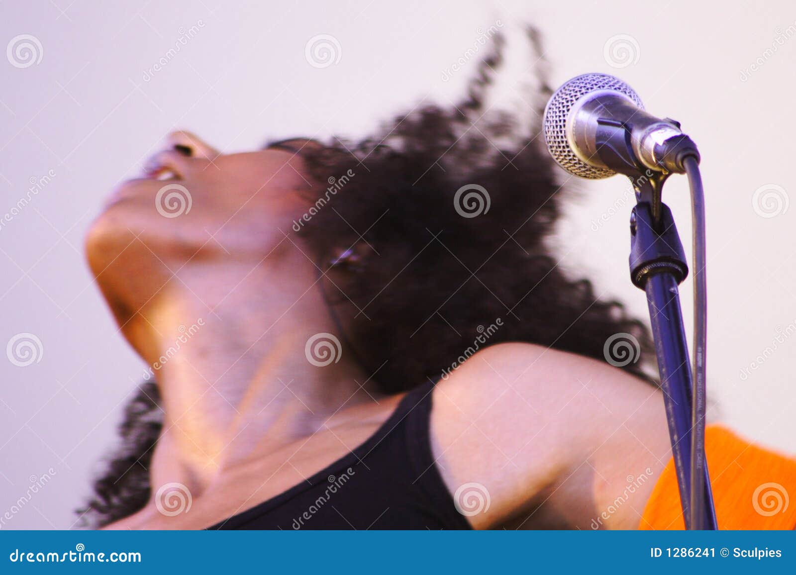Singer stock image. Image of detail, sound, entertainment - 1286241
