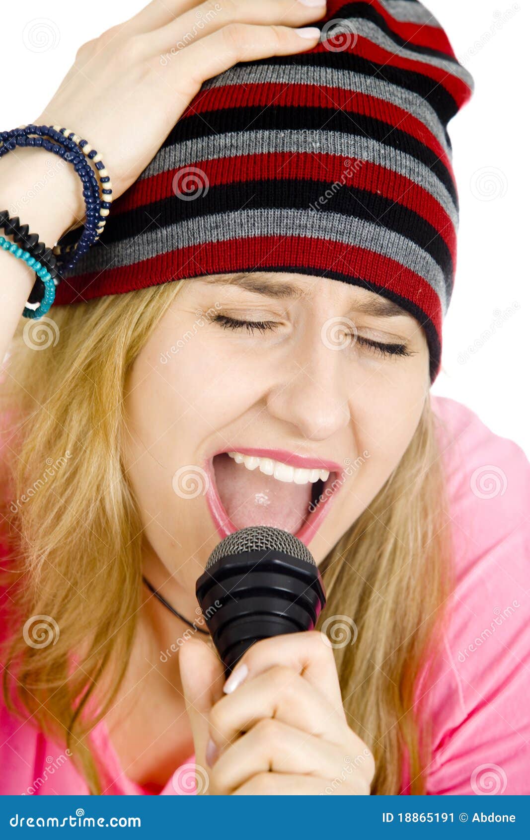 Singer stock image. Image of music, freshness, healthy - 18865191