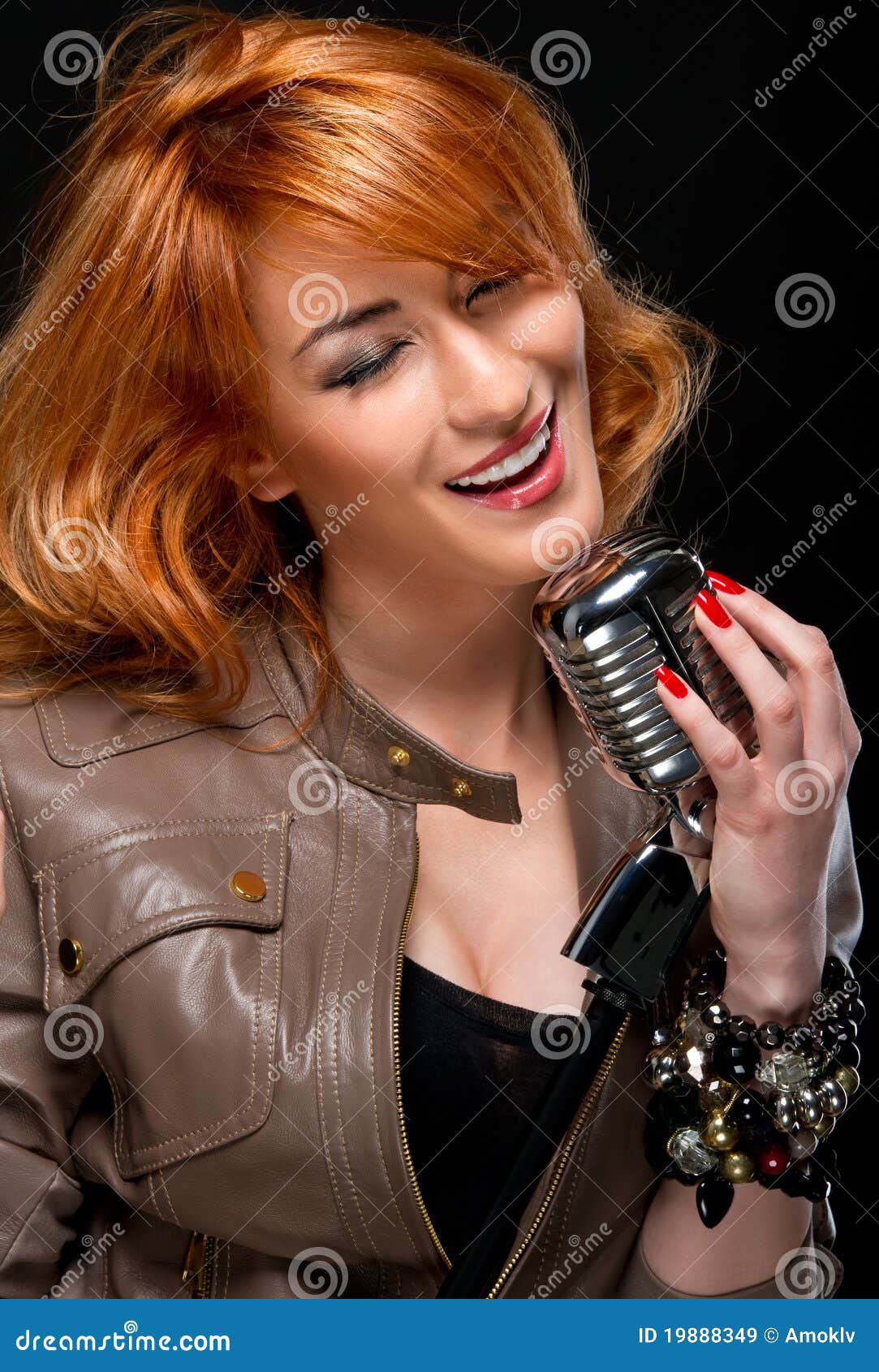 Singer stock image. Image of adult, arts, glamour, elegant - 19888349