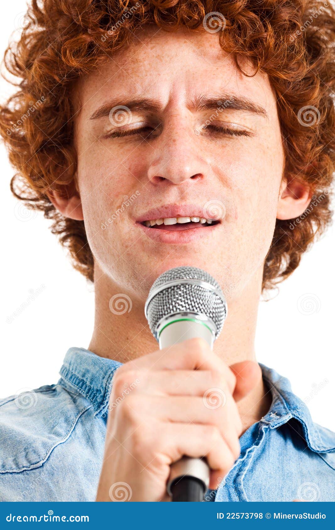 Singer stock photo. Image of sound, happy, music, young - 22573798
