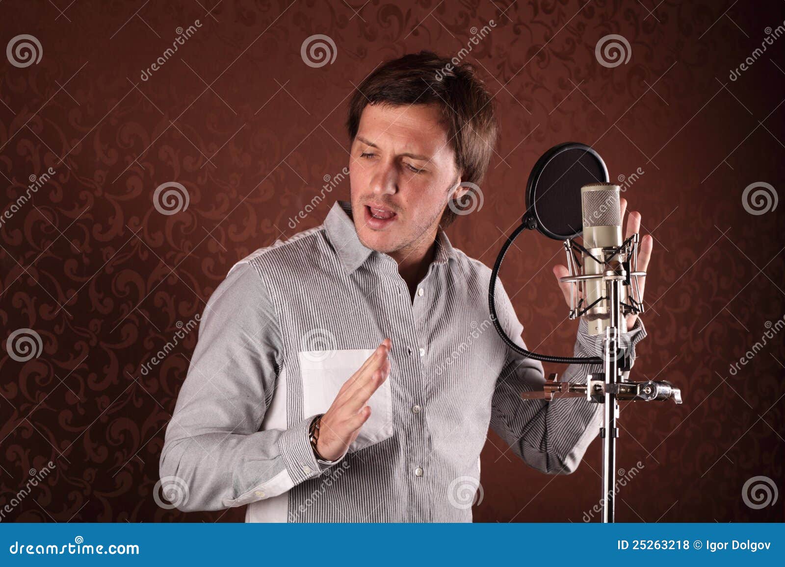 Singer stock photo. Image of equipment, adult, classic - 25263218