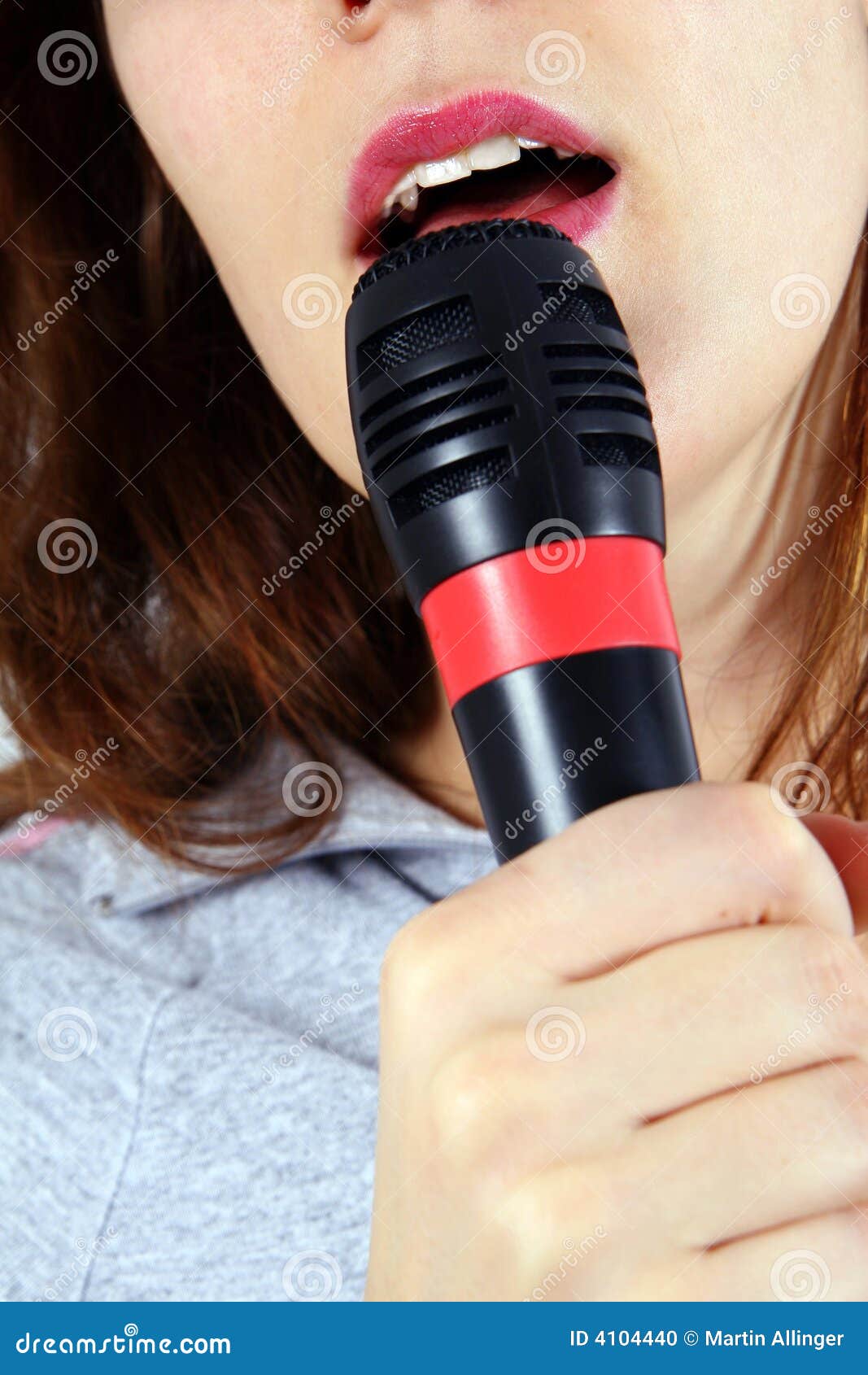 Singer stock photo. Image of concert, female, record, perform - 4104440